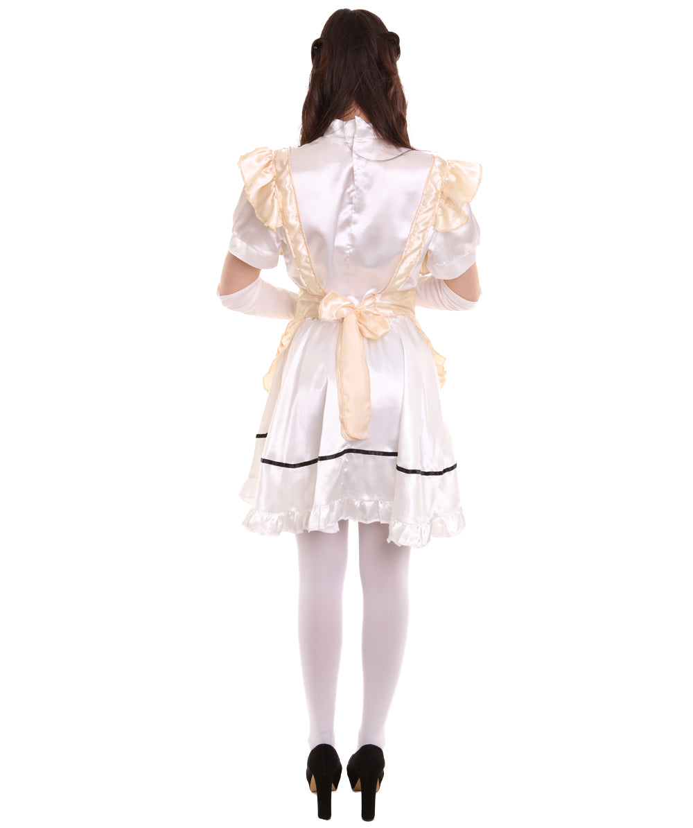 French Maid Copper Uniform Costume - HalloweenPartyOnline