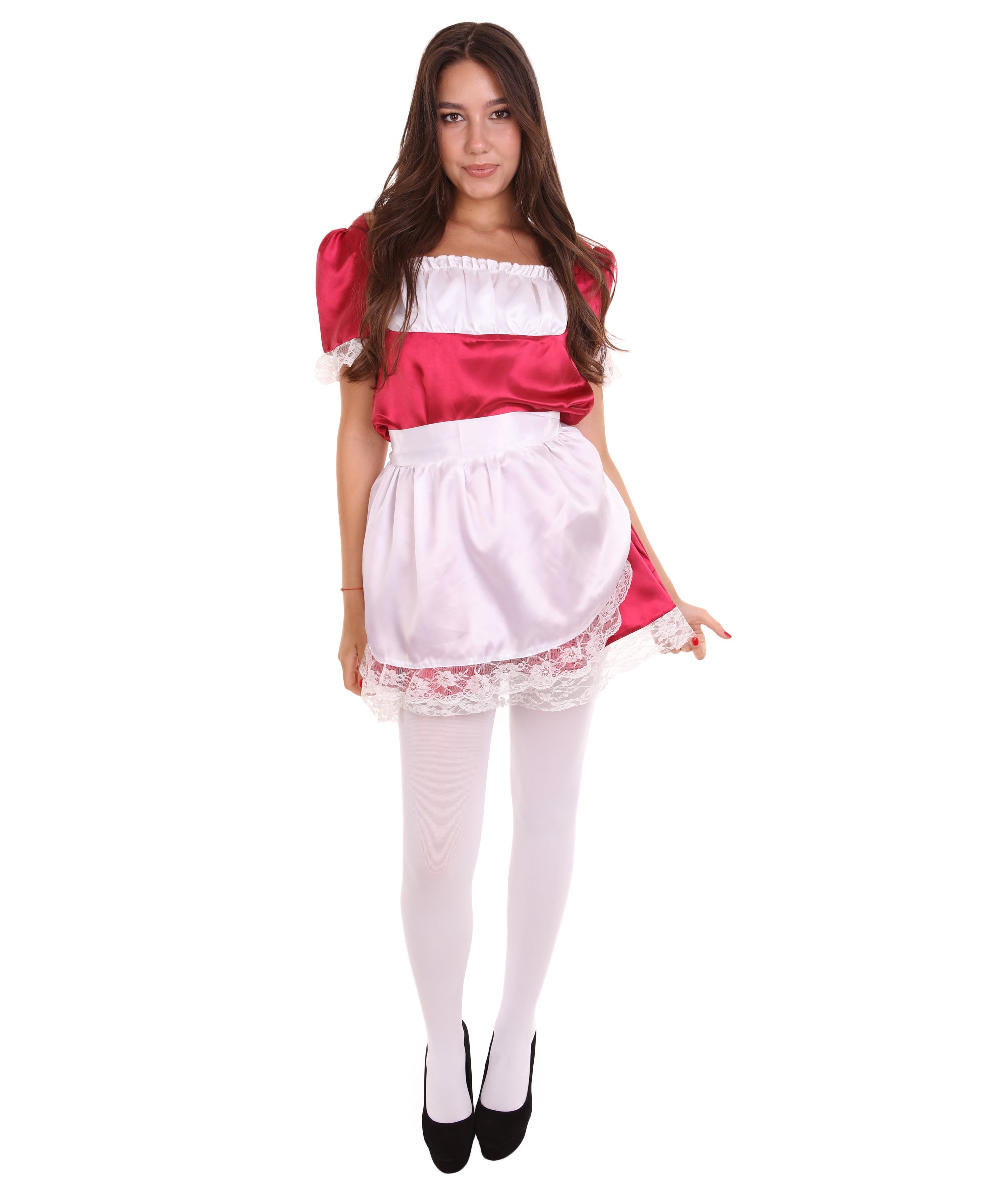 Dark Red Uniform Costume - HalloweenPartyOnline