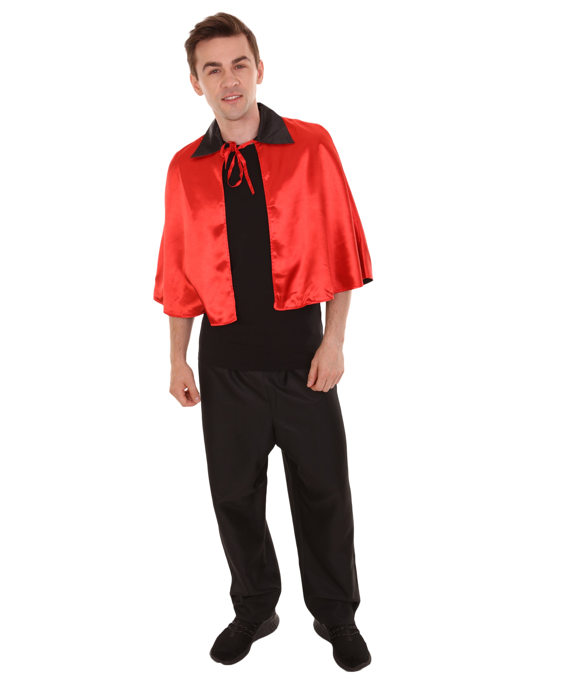Red & Black Vampire Cape - HalloweenPartyOnline