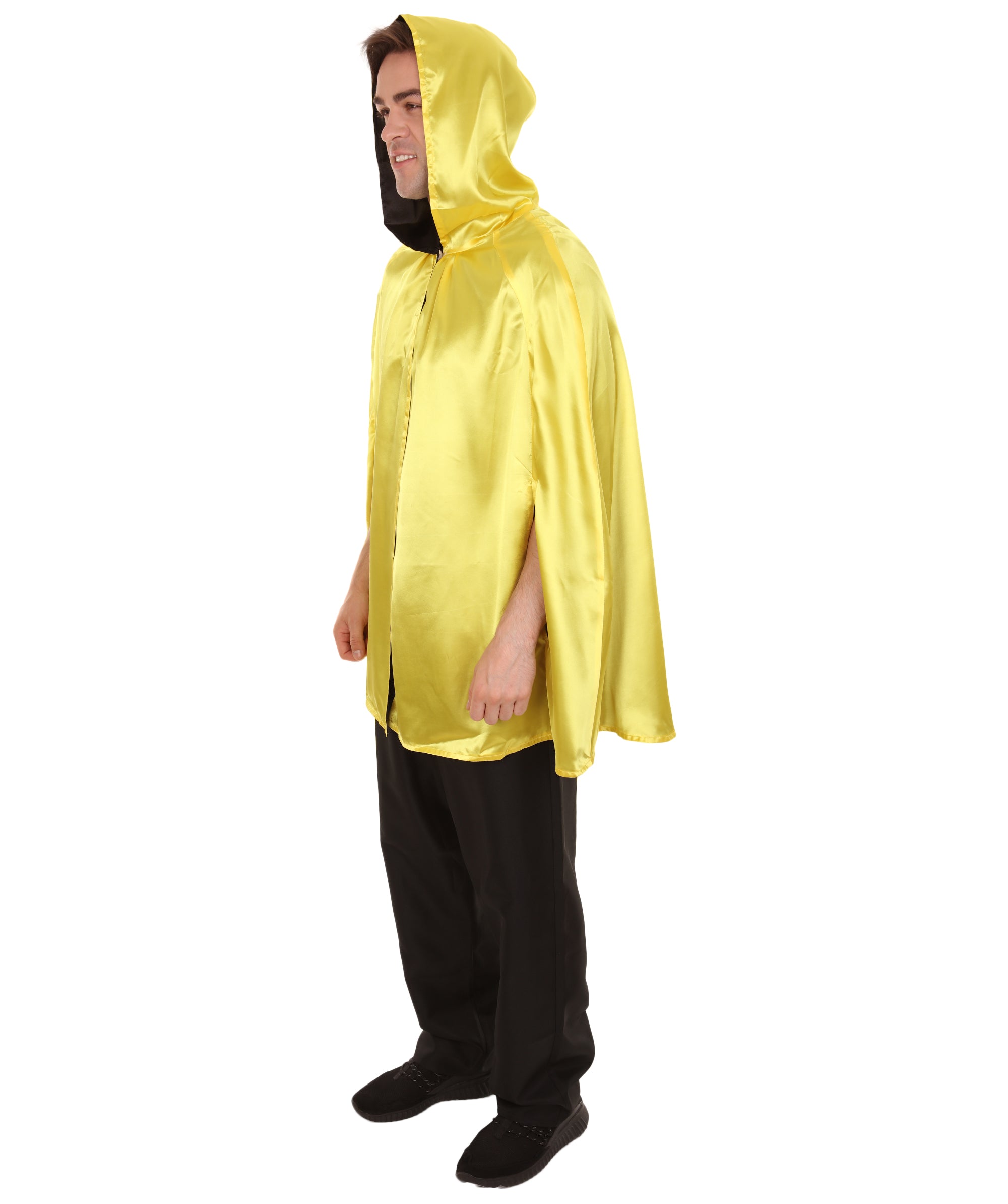 Adult Men's Reversible Hooded Short Cape Costume | HPO ...