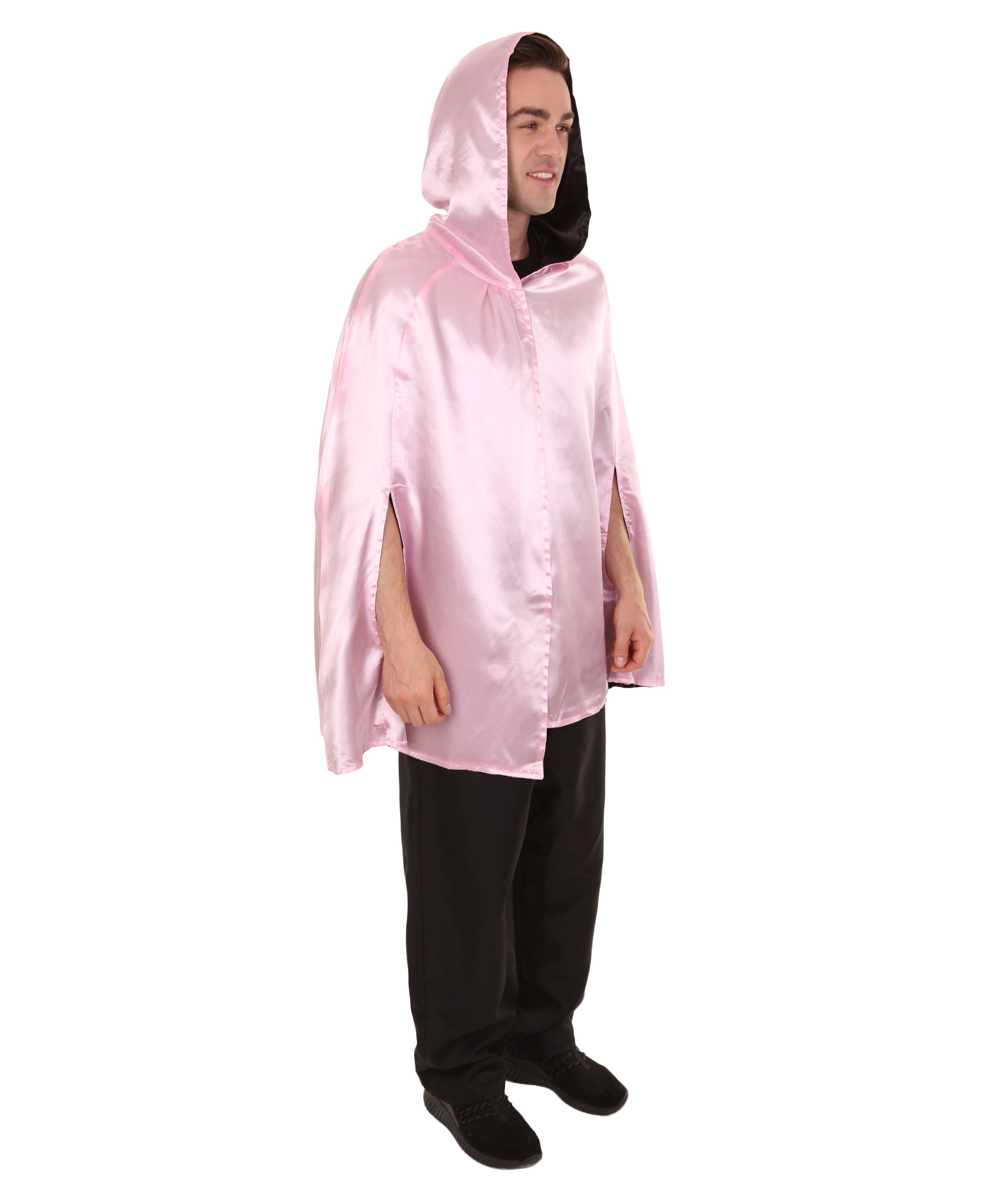 Adult Men's Reversible Hooded Short Cape Costume | HPO ...