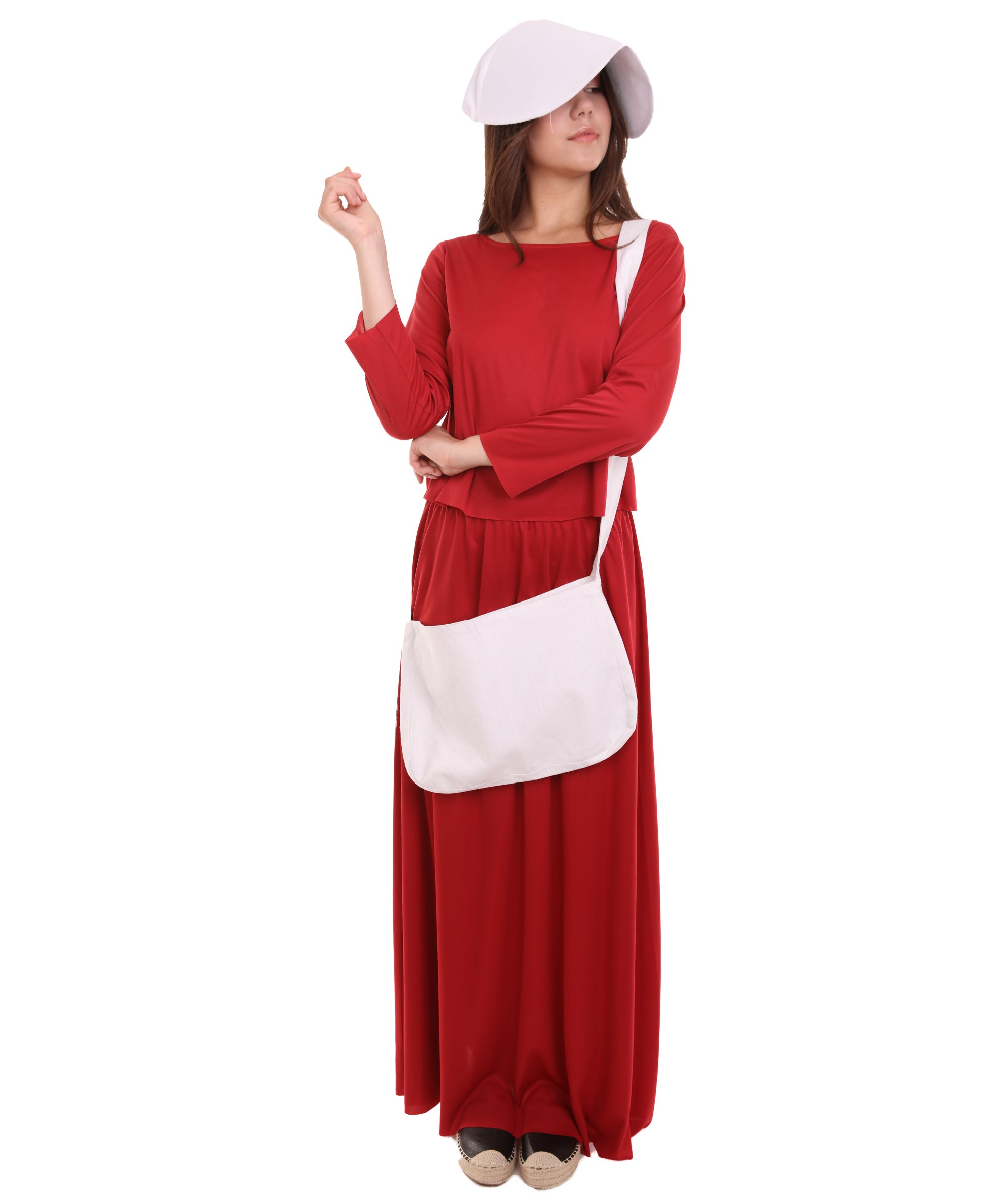 Dystopian Handmaiden Costume - HalloweenPartyOnline