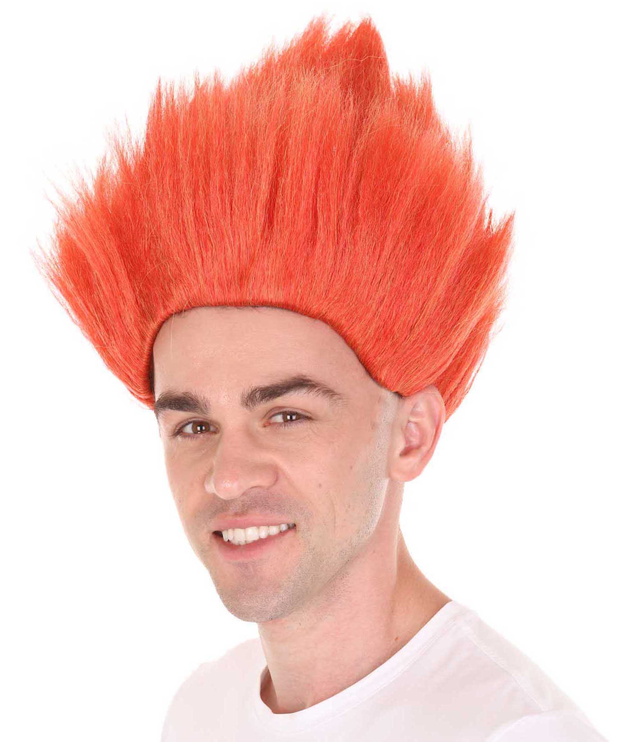 Red Fire Wig - HalloweenPartyOnline