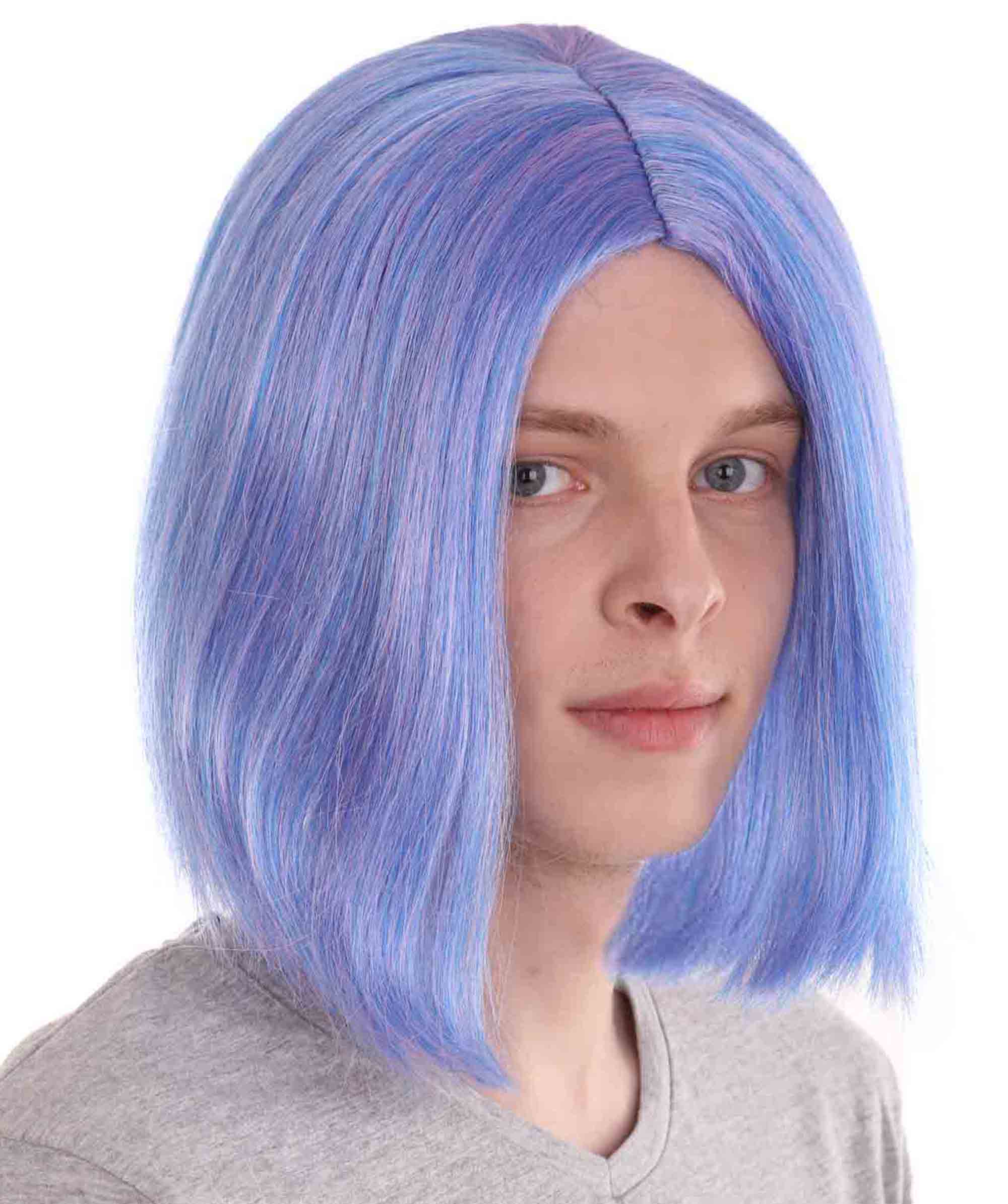 James Team Rocket Wig - Adult / Purple - HalloweenPartyOnline