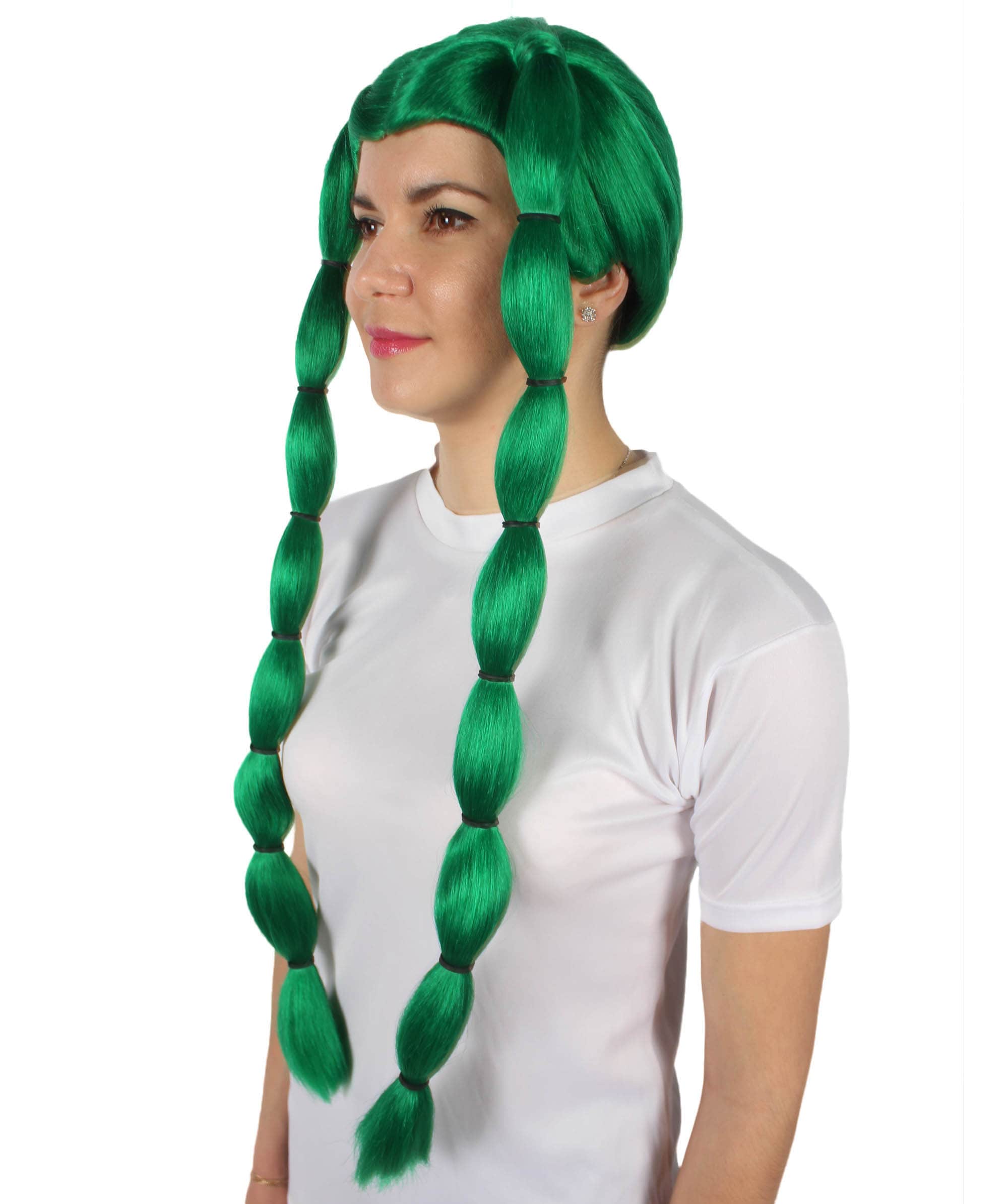 Women's Companion Robot Long Pigtail Wig | - Black / One Size ...