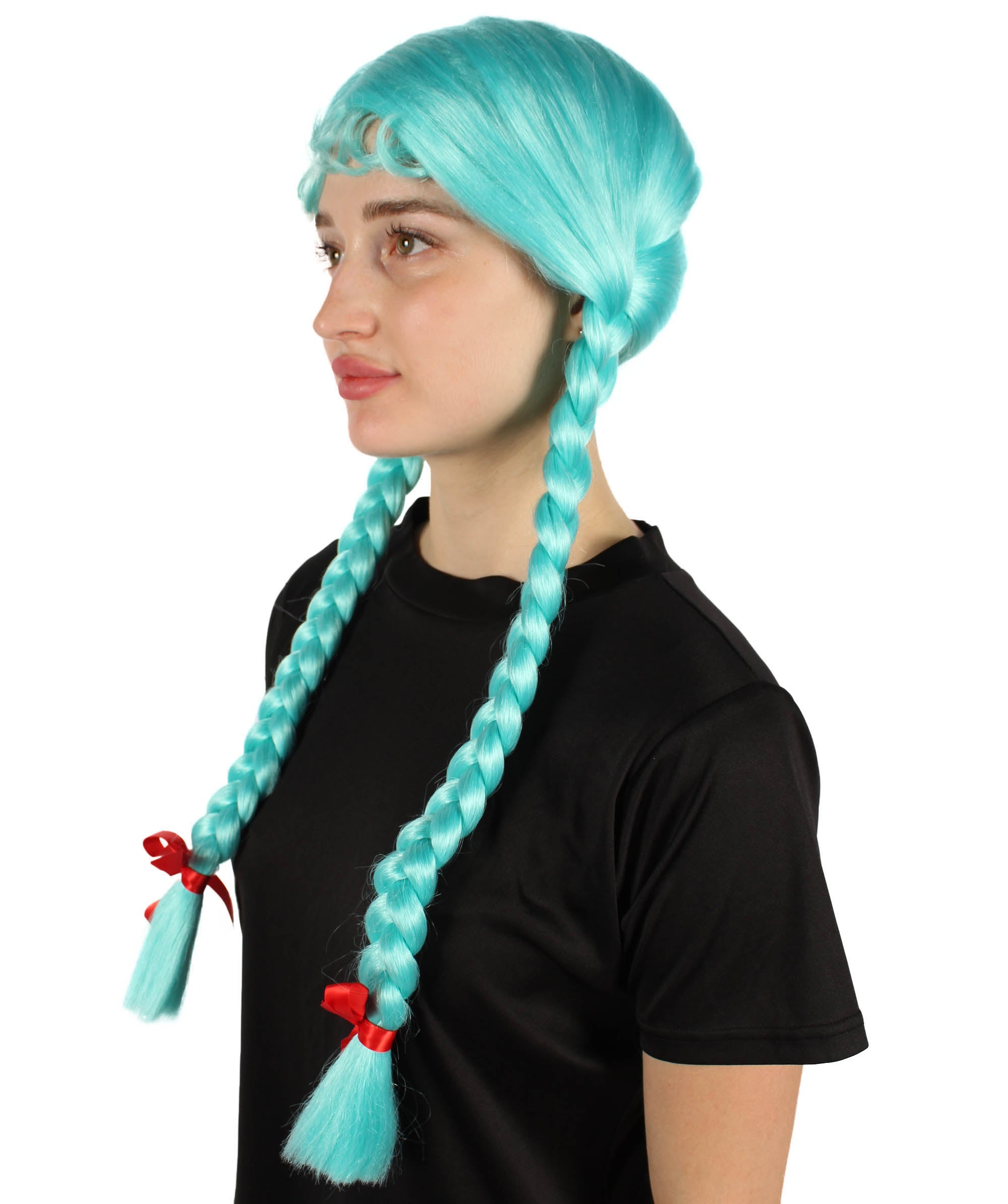 Dutch Girl Long Blond Braided Yellow Cosplay Wig | HPO ...