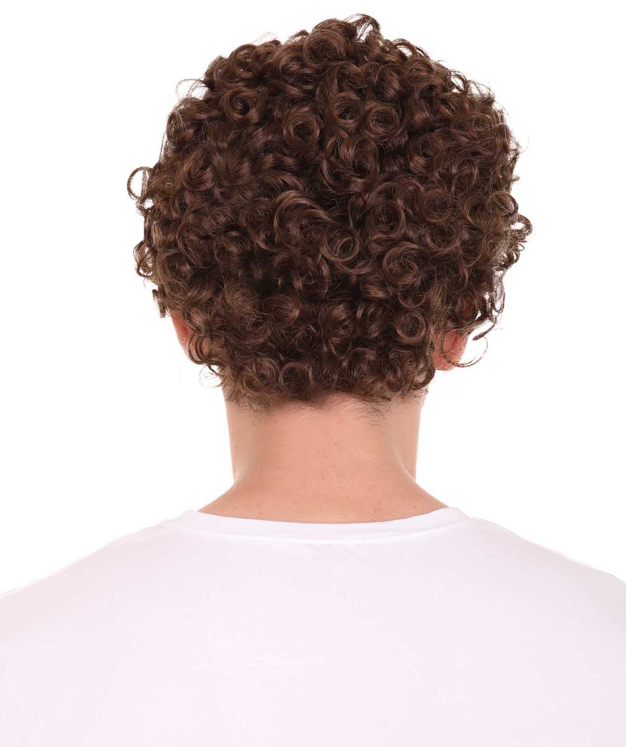 Mini Afro Brown Wig - HalloweenPartyOnline