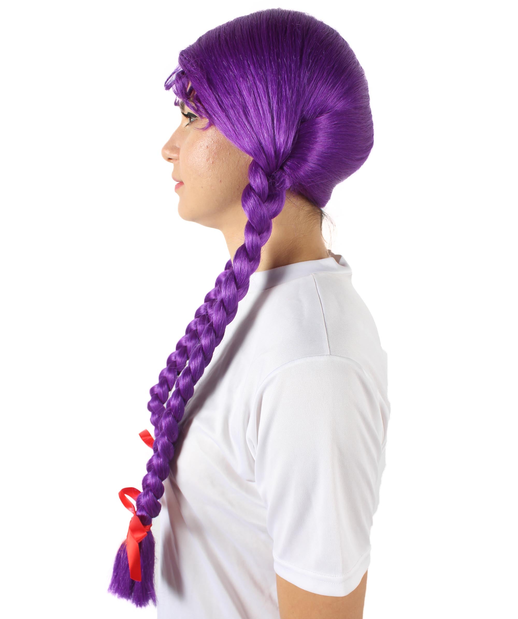 Dutch Girl Long Blond Braided Yellow Cosplay Wig | HPO ...