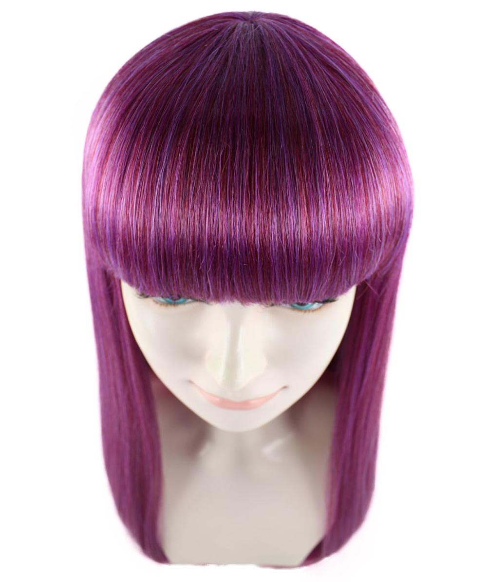 Descendants Mal Wig | Purple Wig | Cosplay Halloween Wigs - Adult ...