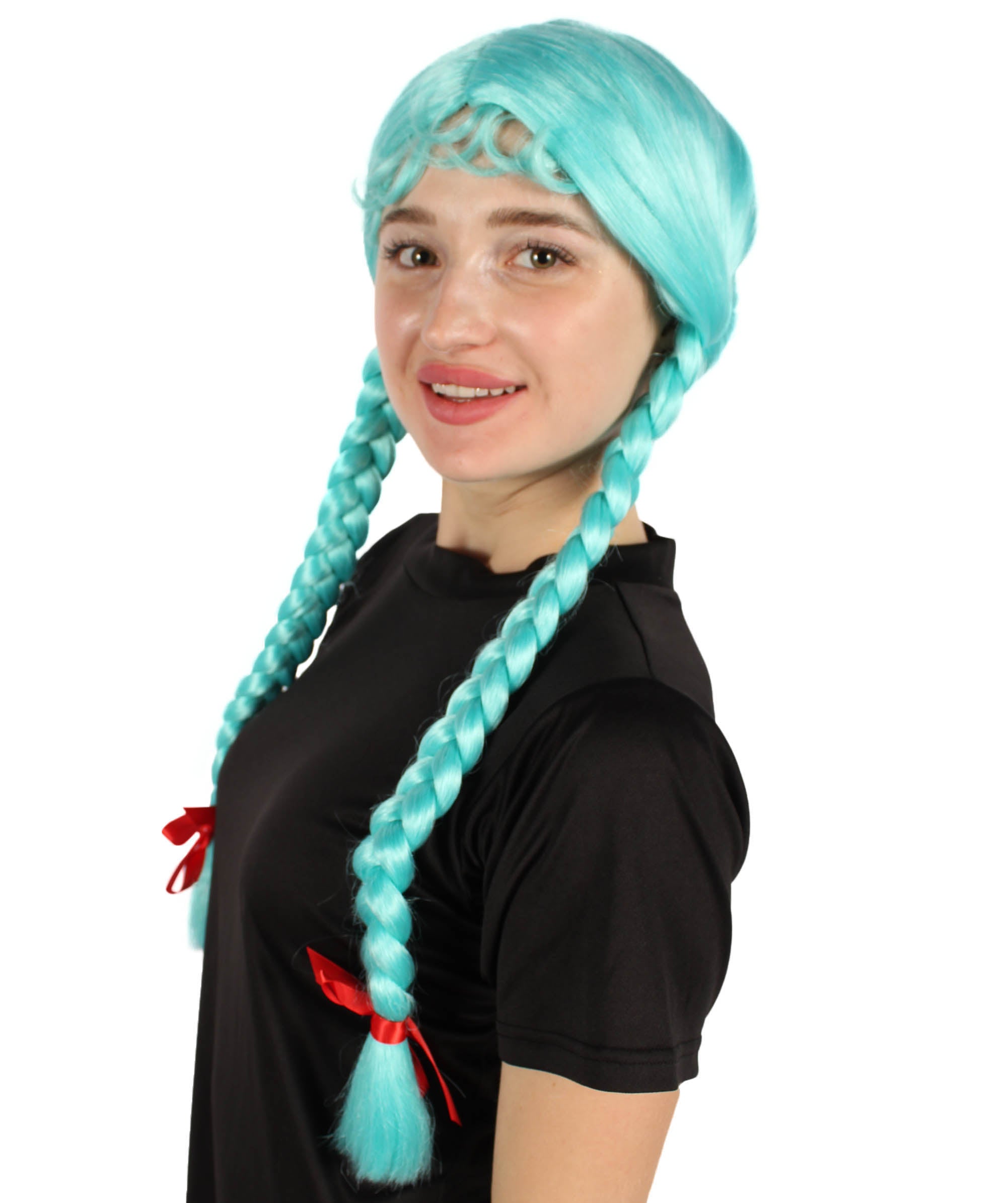 Dutch Girl Long Blond Braided Yellow Cosplay Wig | HPO ...