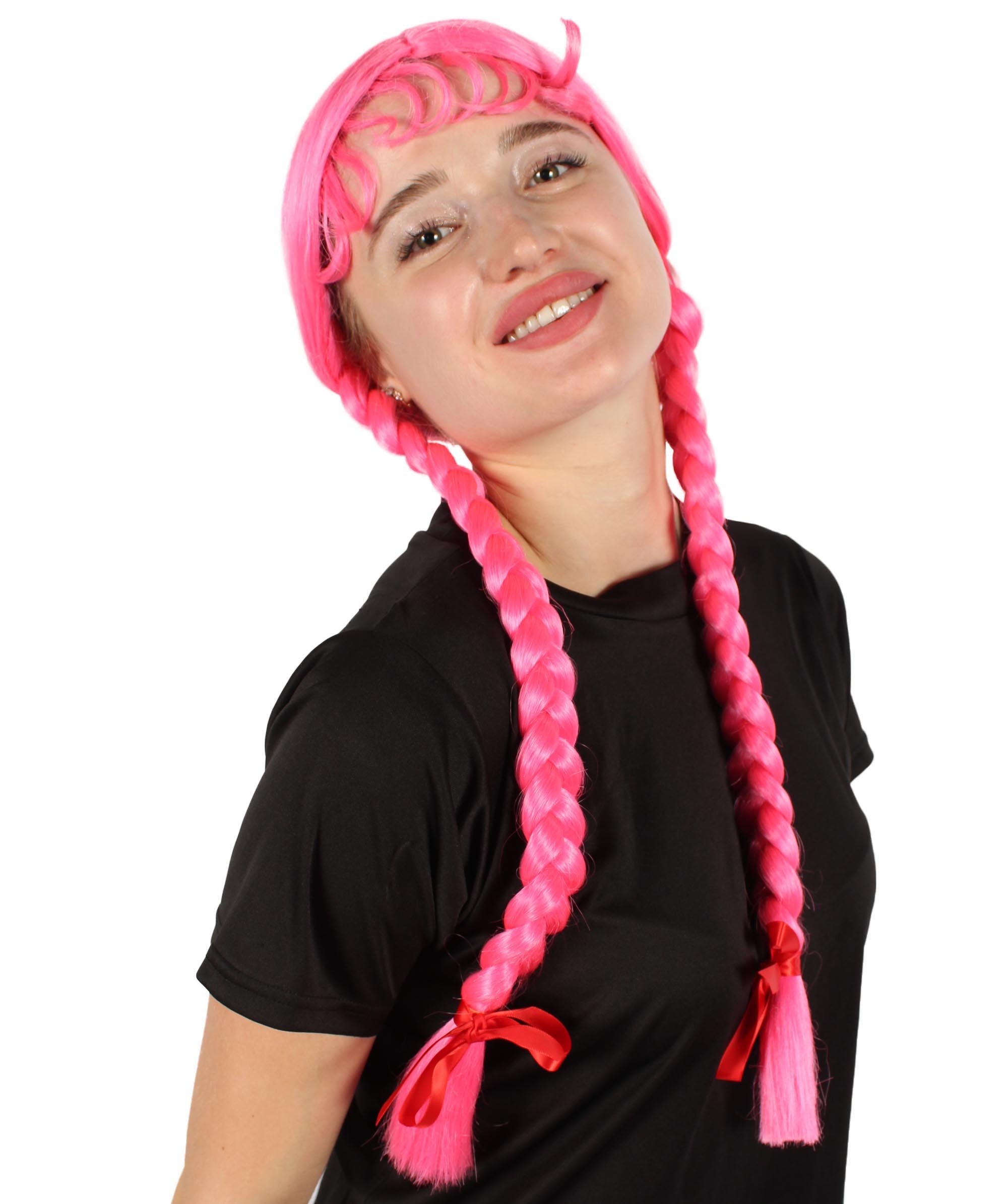 Dutch Girl Long Blond Braided Yellow Cosplay Wig | HPO ...