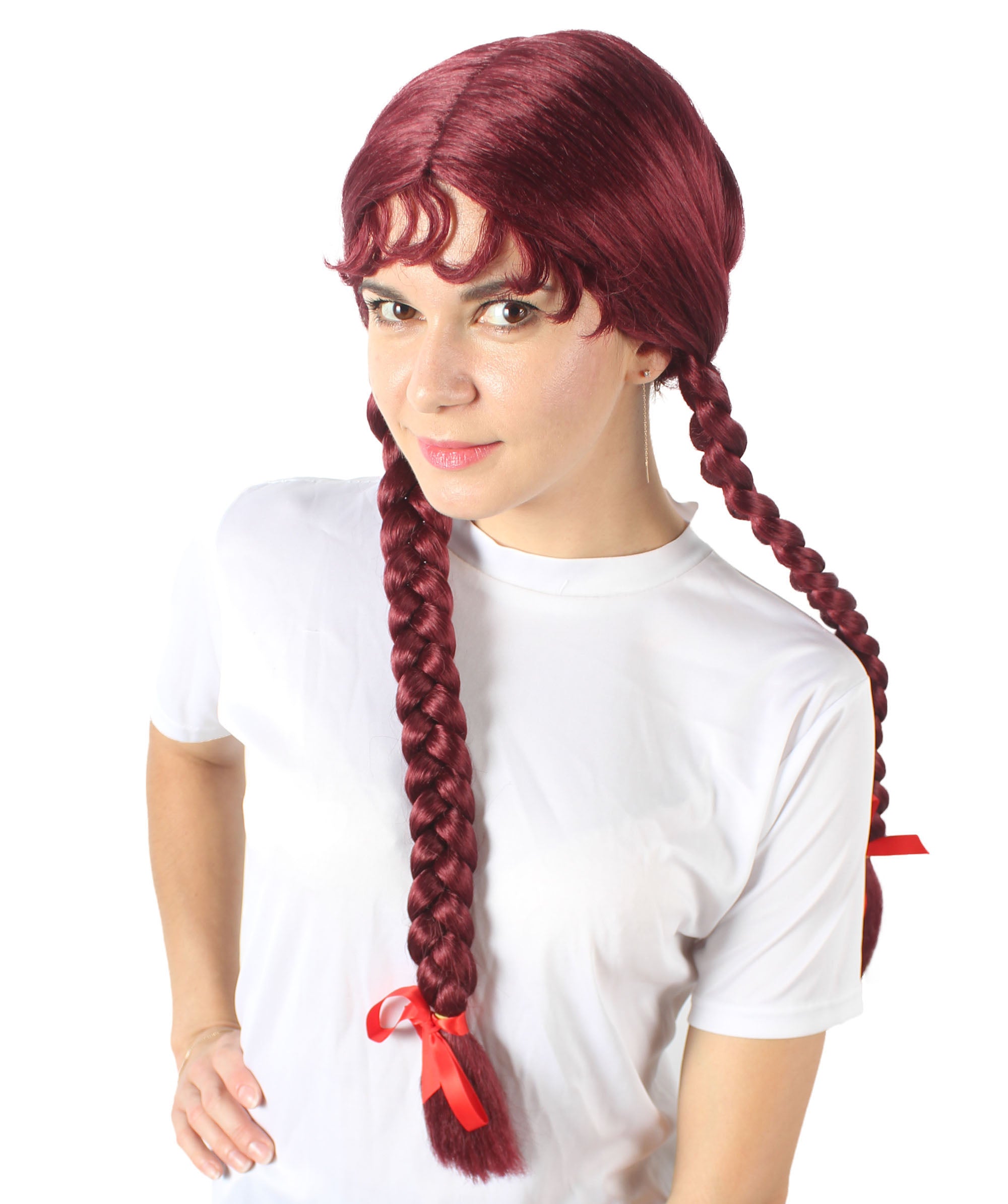 Dutch Girl Long Blond Braided Yellow Cosplay Wig | HPO ...