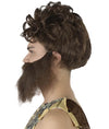 Buy Caveman Wig Brown | Curly Headed Wig & Beard | HPO ...