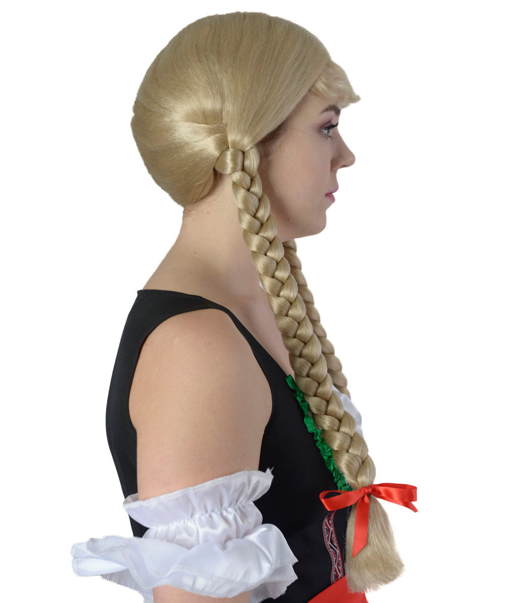 Blonde Pigtail Braids Wig - HalloweenPartyOnline