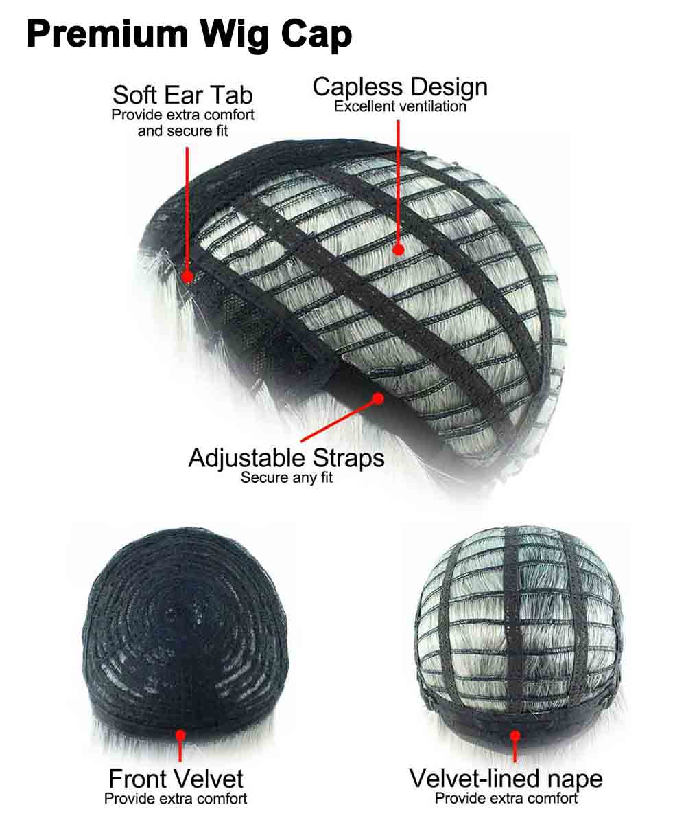 Father Wig and Moustache Set - HalloweenPartyOnline