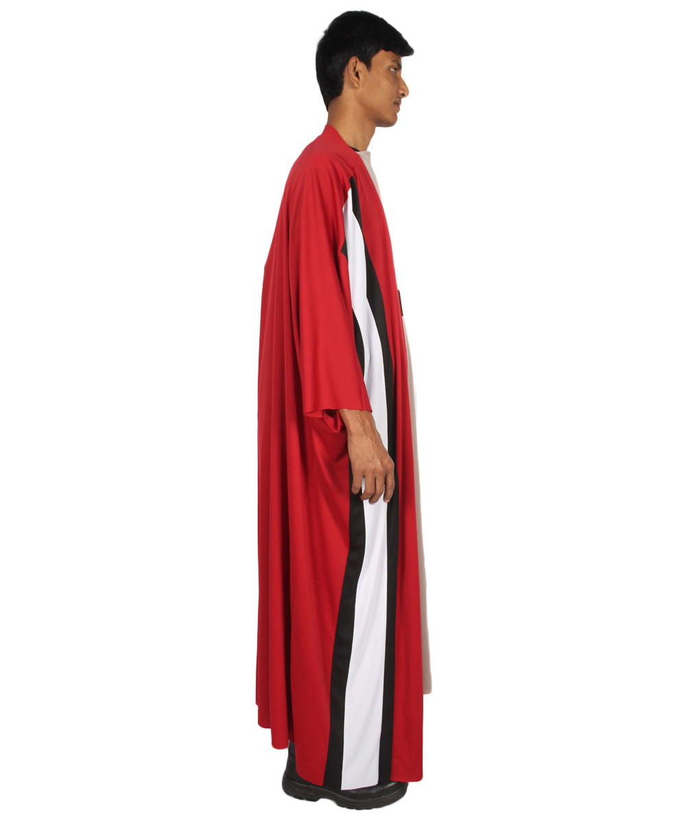 Adult Men's Biblical Moses Religious Red White Cosplay Costume ...