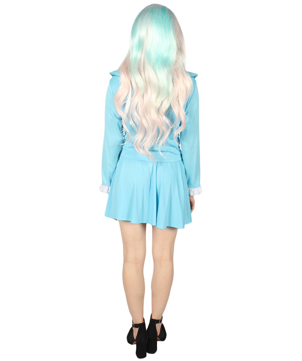 Adult Women's Tamer Costume | Blue Cosplay Costume - HalloweenPartyOnline