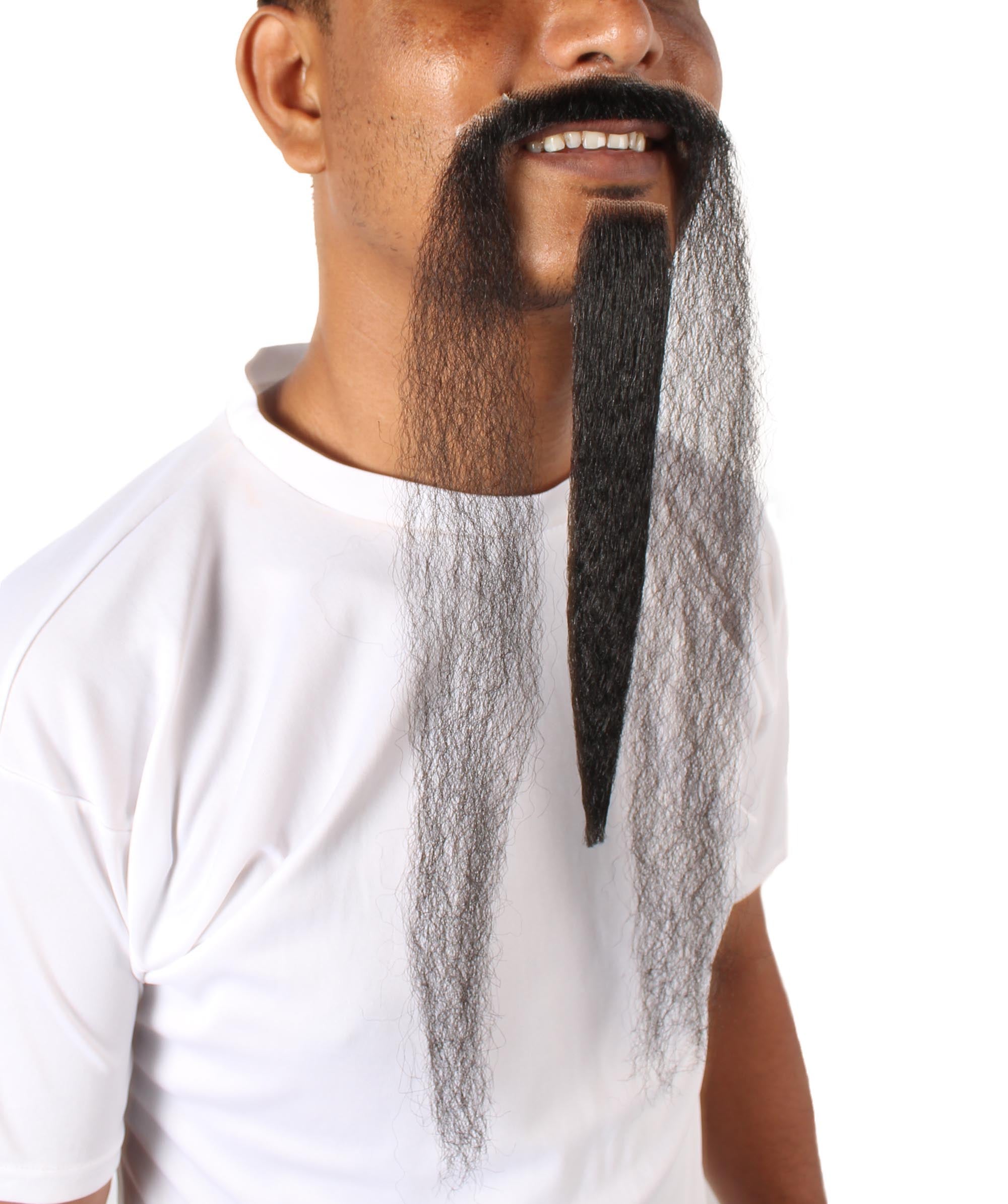 Chinese Emperor Beard | - HalloweenPartyOnline