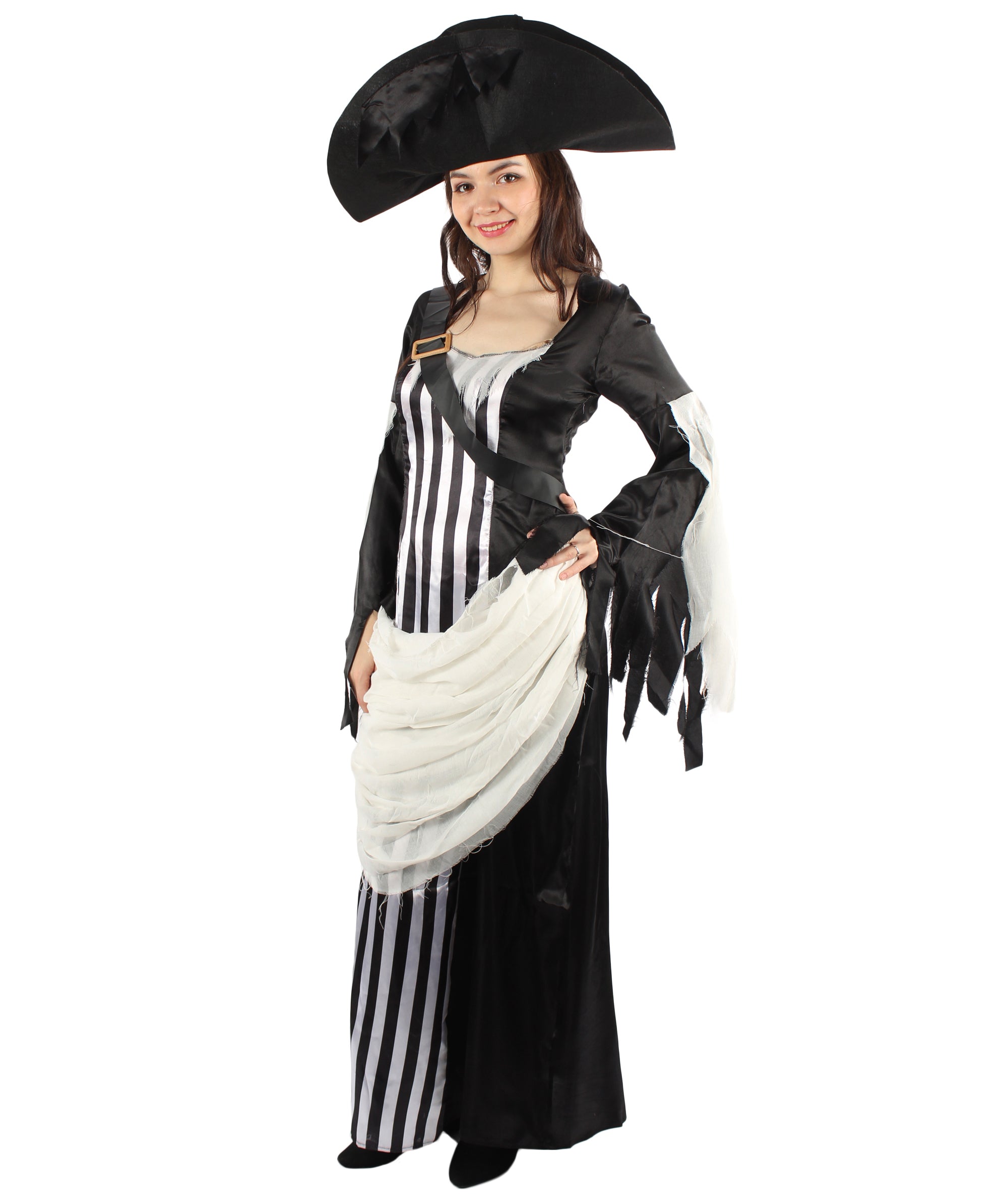 Ghost Pirate Costume - HalloweenPartyOnline