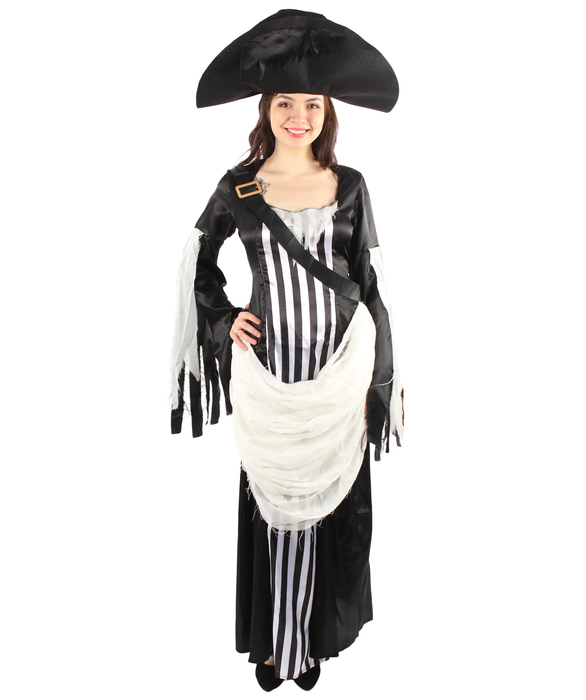 Ghost Pirate Costume - HalloweenPartyOnline