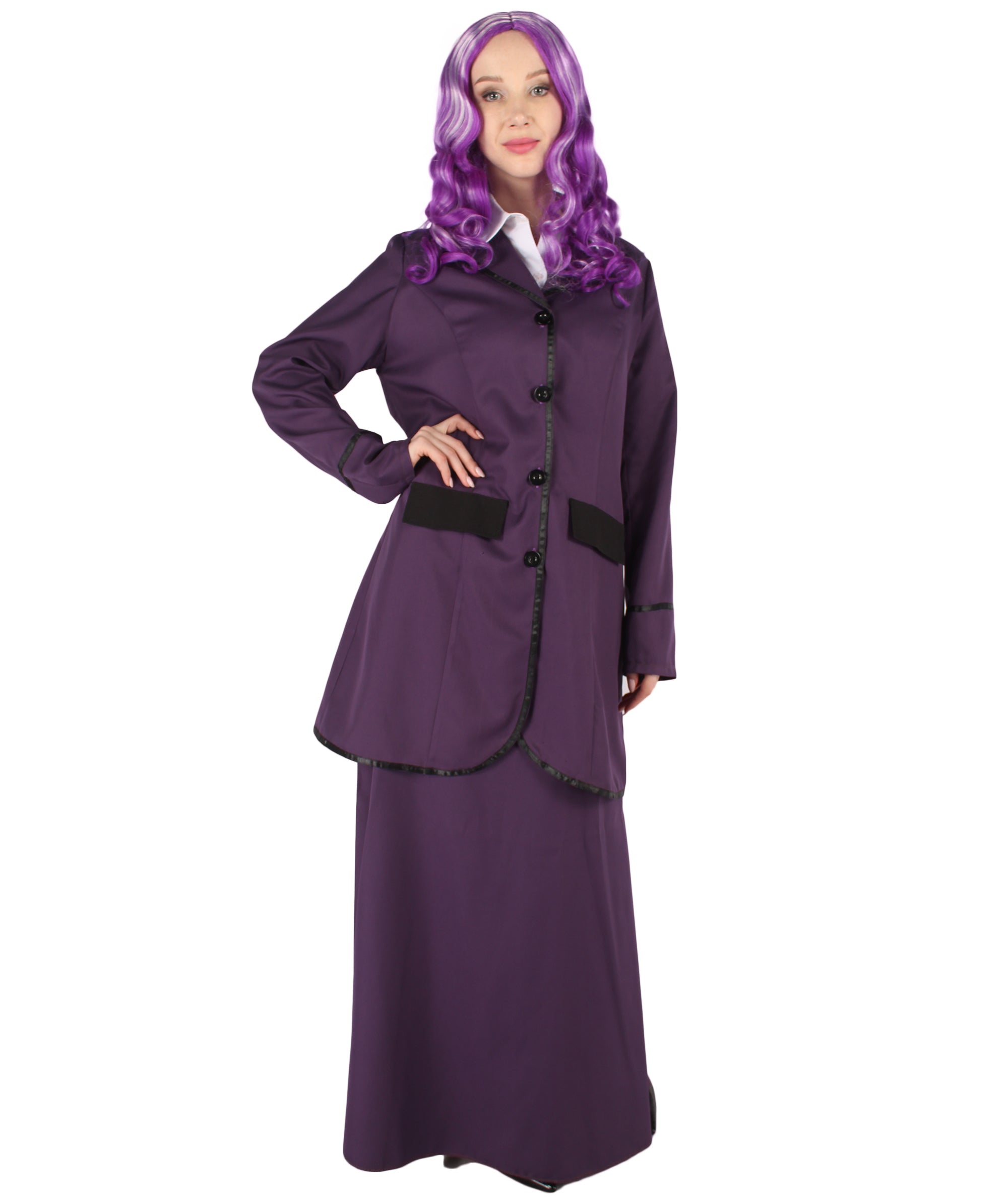 Purple Cosplay Movie Costume - HalloweenPartyOnline