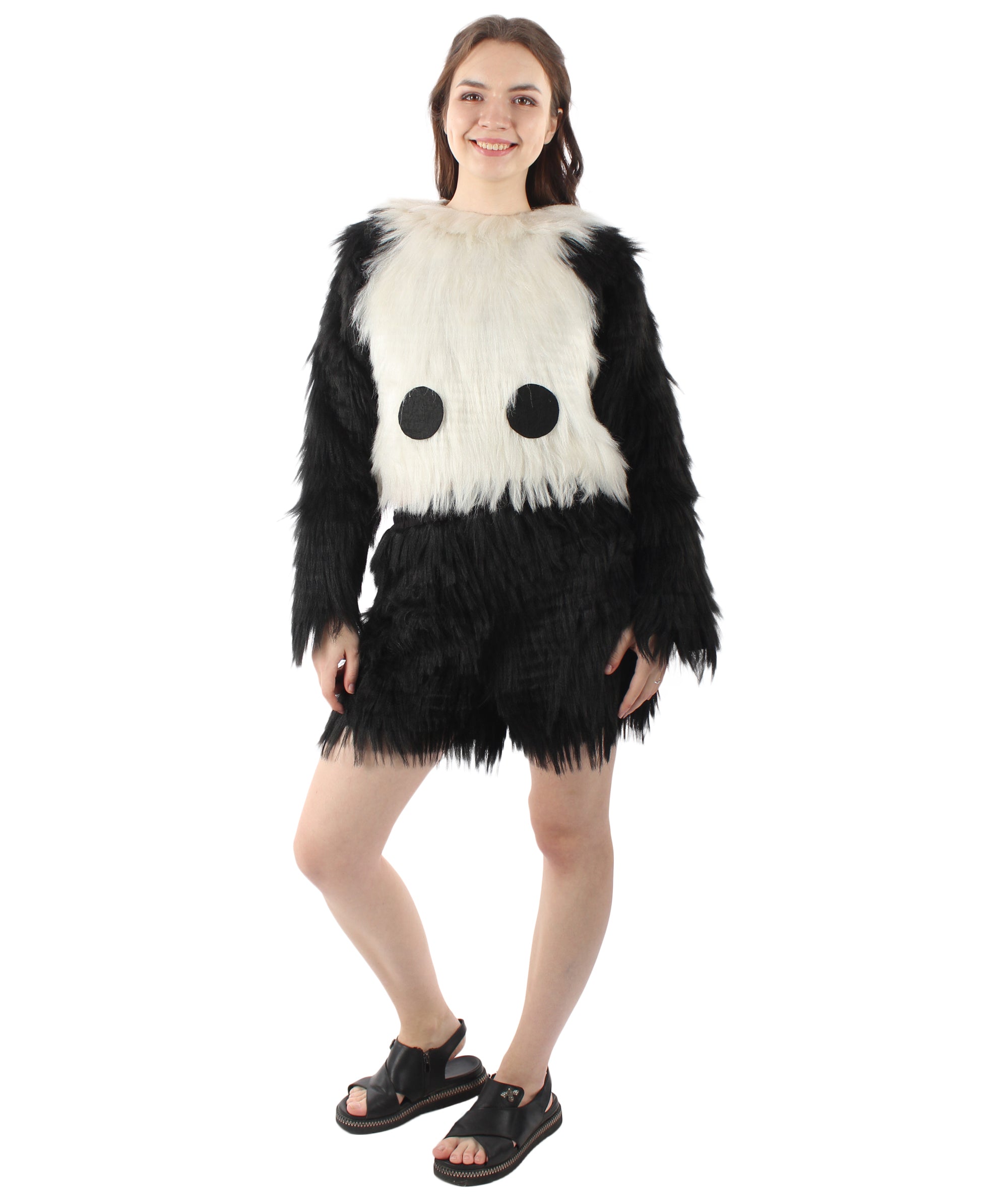 White and Black Panda Costume for Women - HalloweenPartyOnline