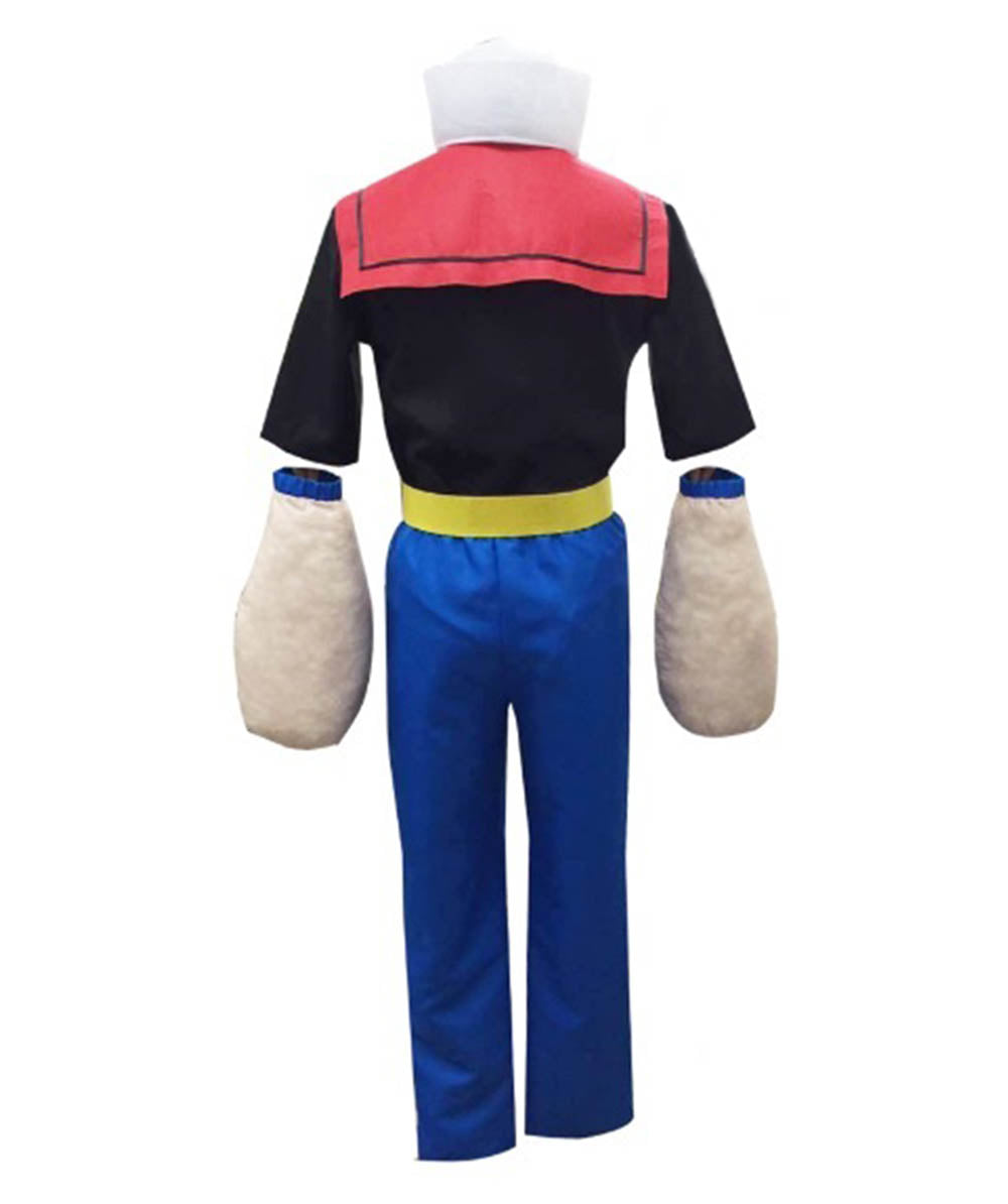 Black & Blue Cosplay Costume | Adult Men's Sailor Captain Costume ...