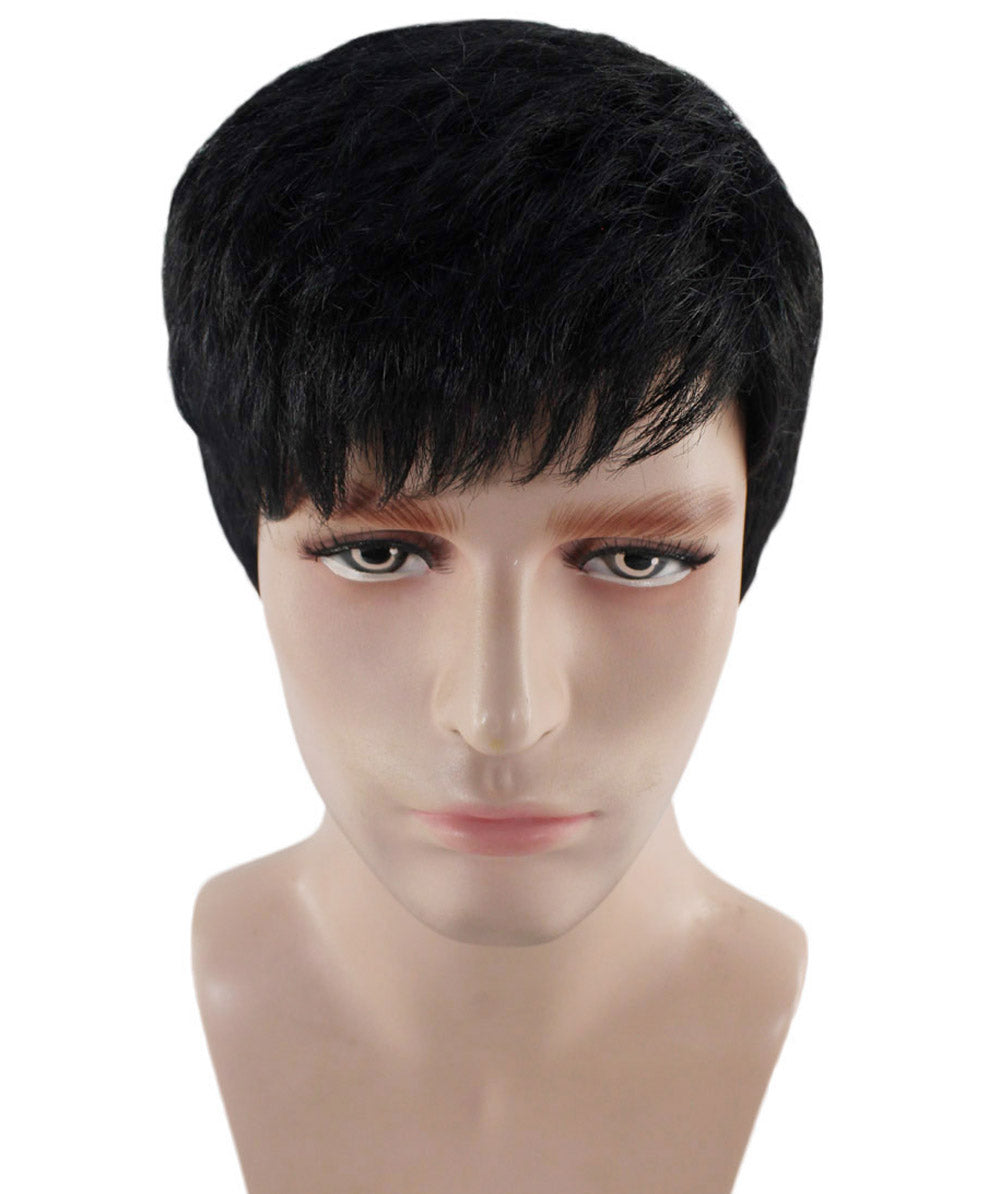 Black Movie Wig - HalloweenPartyOnline