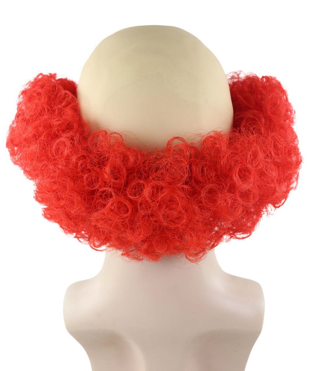 Bald Curly Red Mens Clown Wig - HalloweenPartyOnline