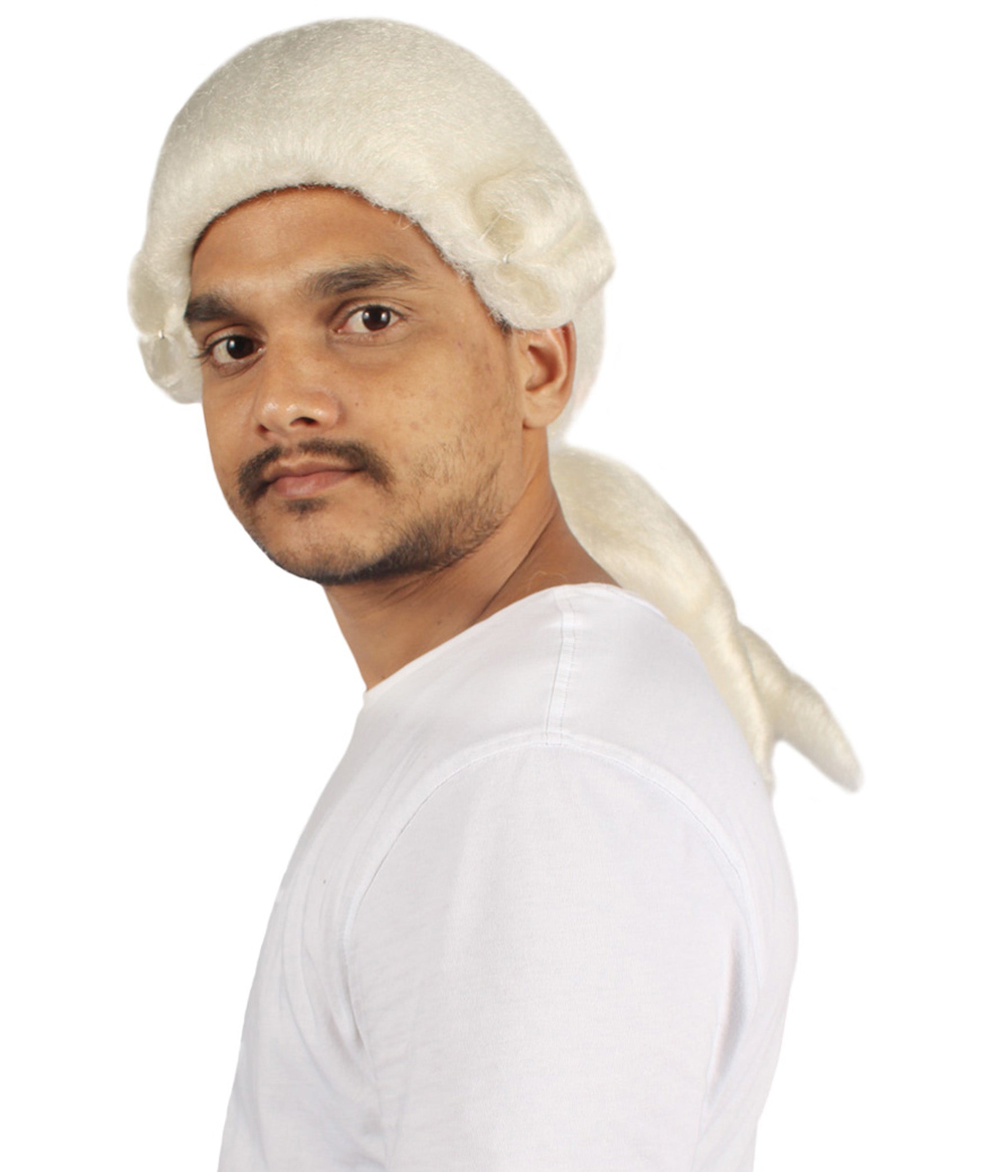Colonial White Historical Wigs | Premium Breathable Capless Cap ...