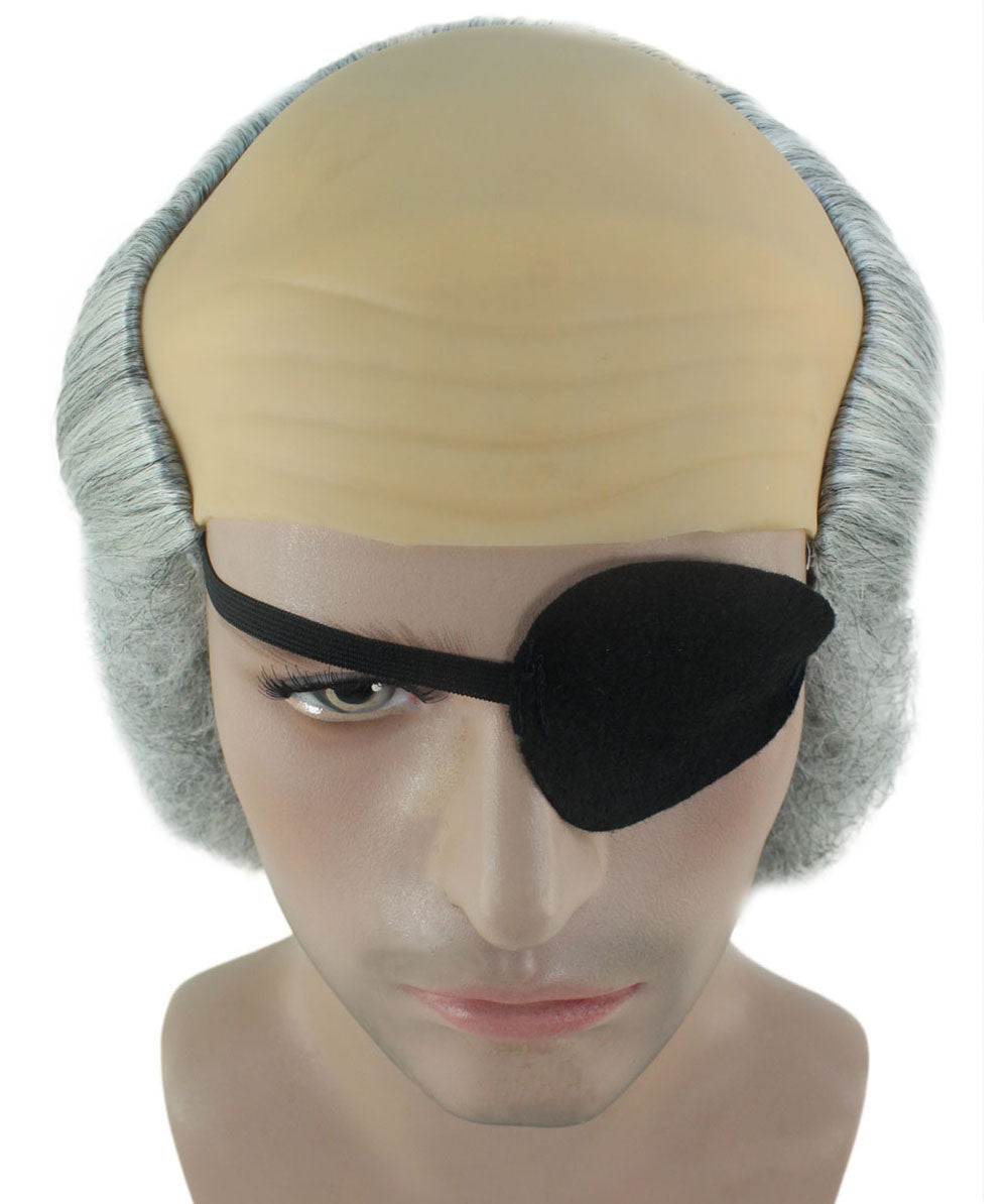 Gray Bald Cap Wig - HalloweenPartyOnline