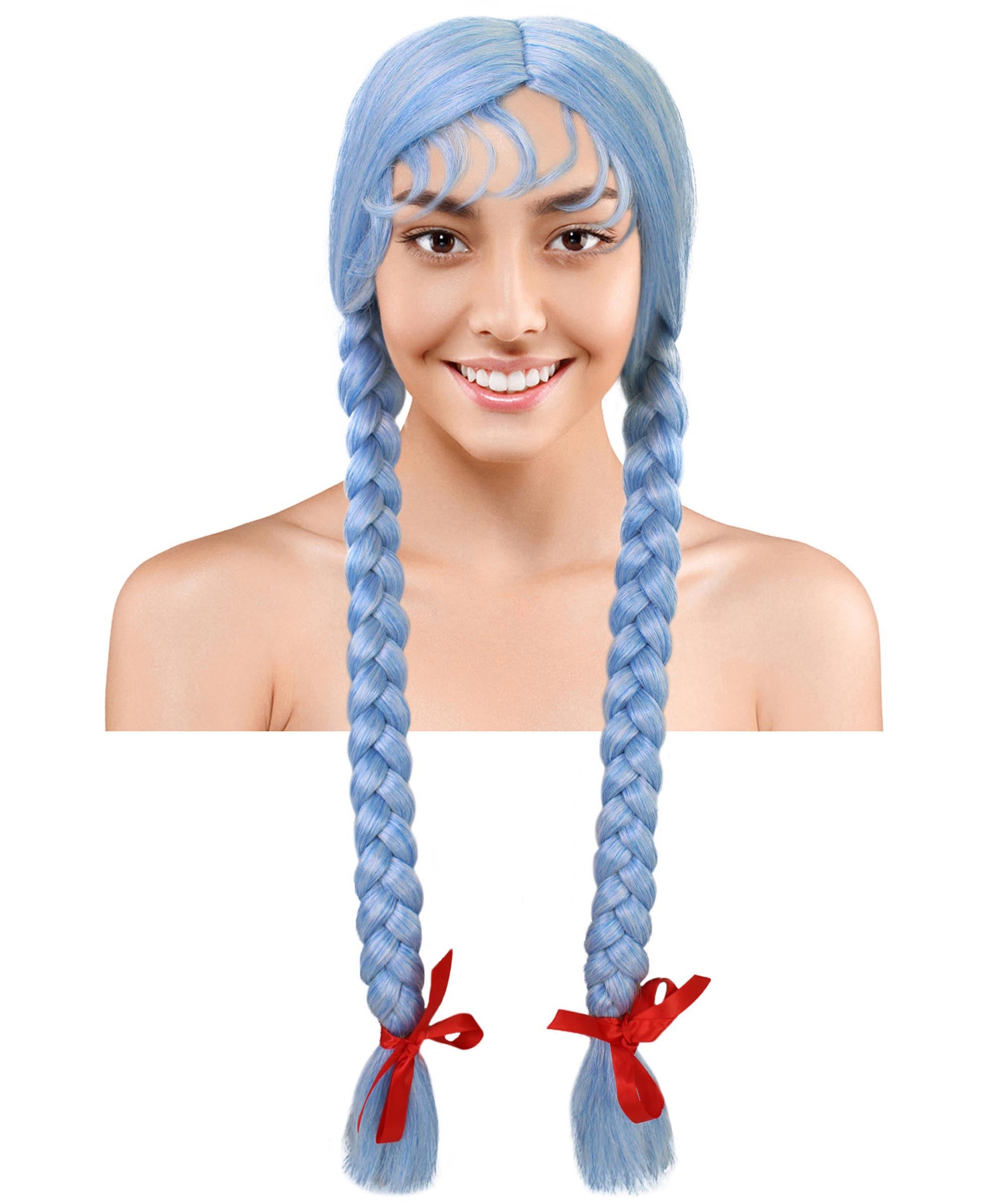 Dutch Girl Long Blond Braided Yellow Cosplay Wig | HPO ...