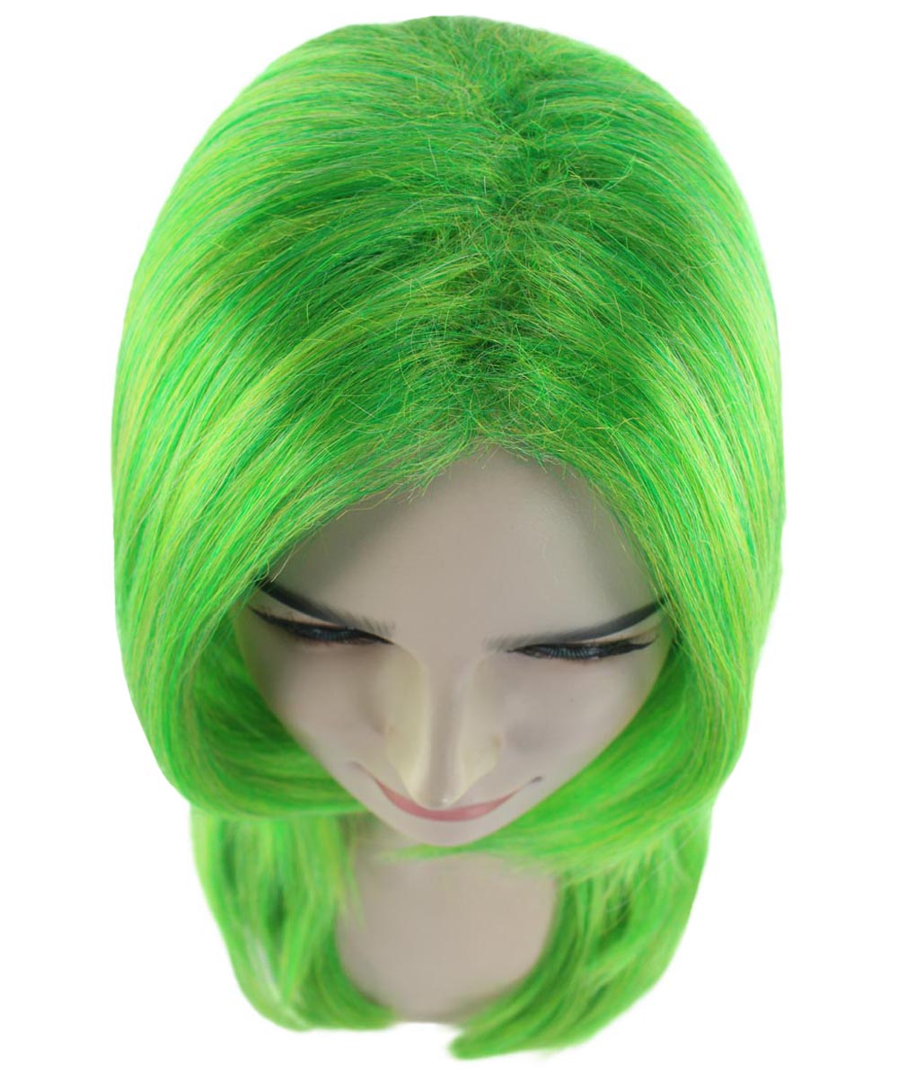 Clown Girl Green Long Wig - HalloweenPartyOnline