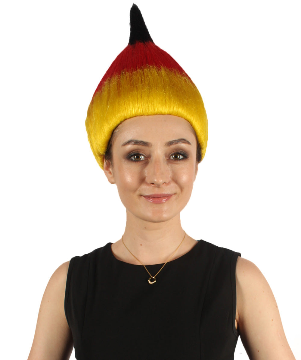 Germany Flag Troll Wig | - HalloweenPartyOnline