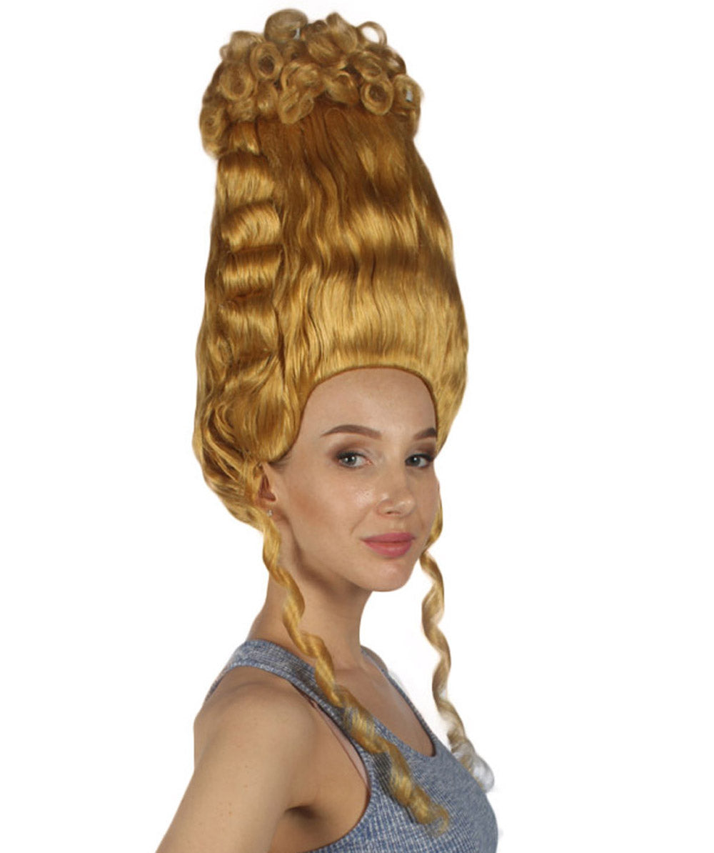 French Colonial Wig - Adult / Gold - HalloweenPartyOnline