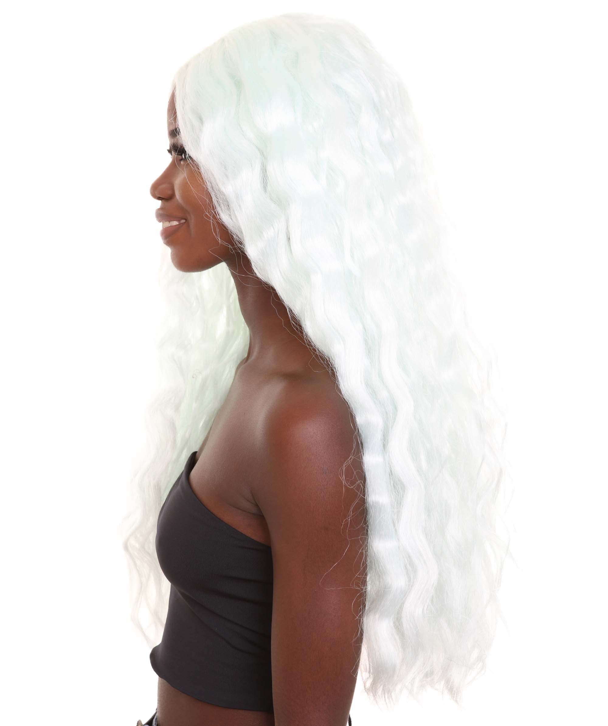 Women's - Doja Cat Long Platinum Silver Say So Artist Wig ...