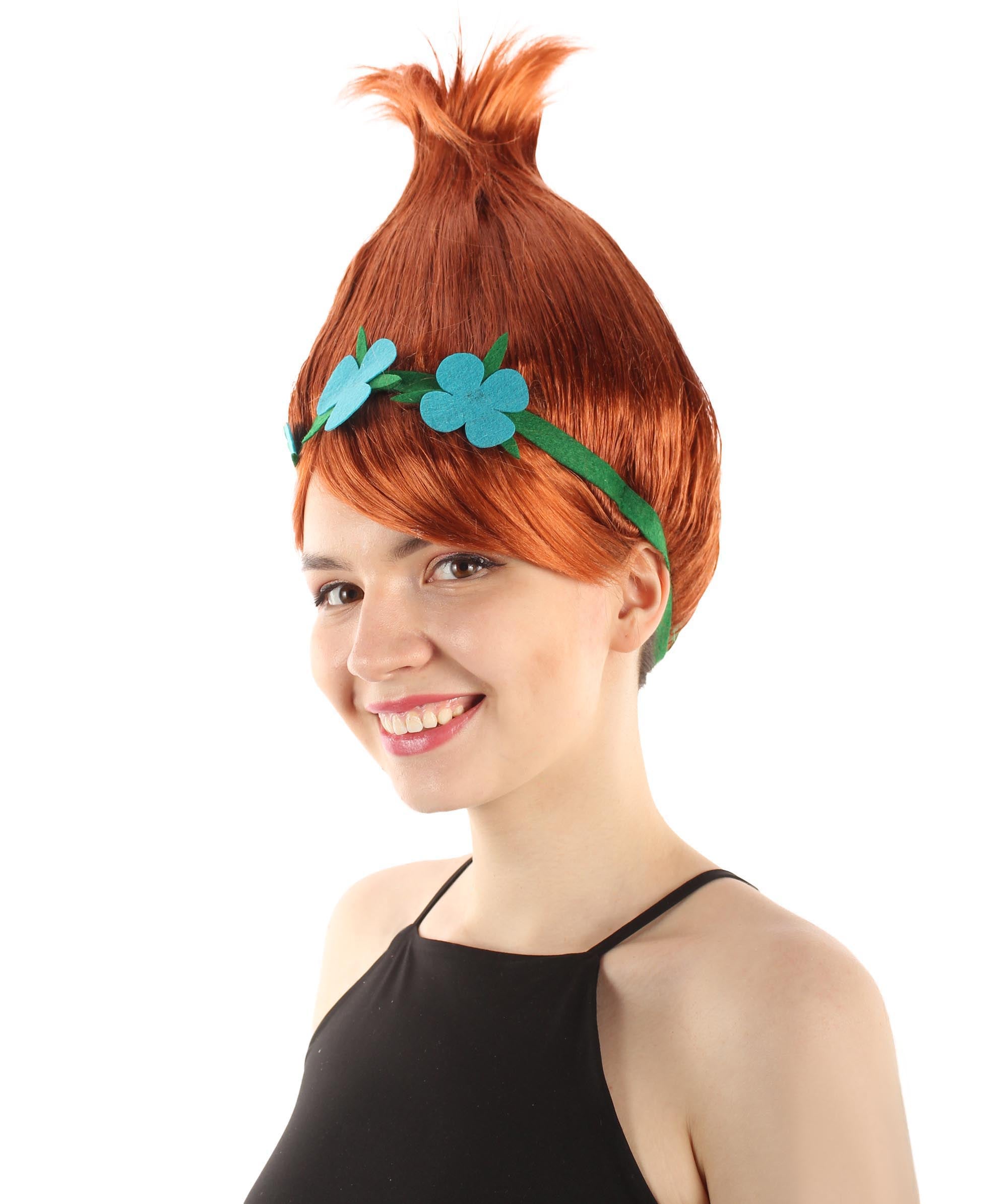 Princess poppy Troll wig | - HalloweenPartyOnline