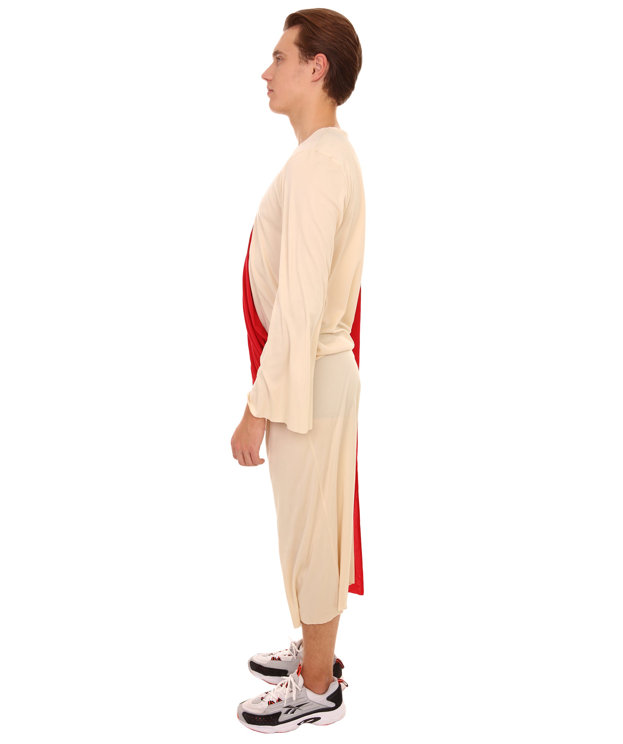 Adult Men's Jesus Religious Costume | Red and Beige Cosplay Costume ...