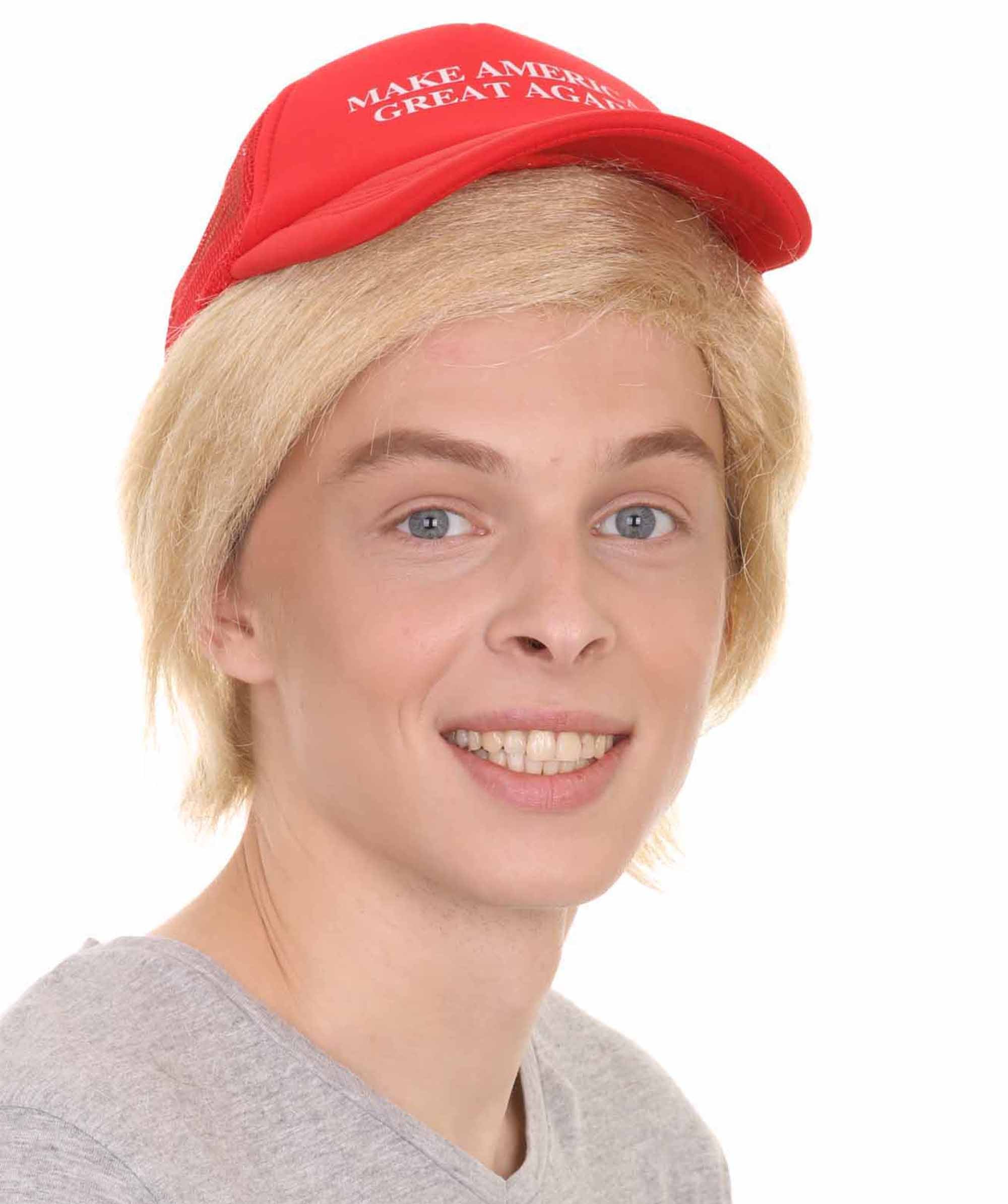 Donald Trump Wig with Cap | Assorted Colors Wigs | Best wigs ...