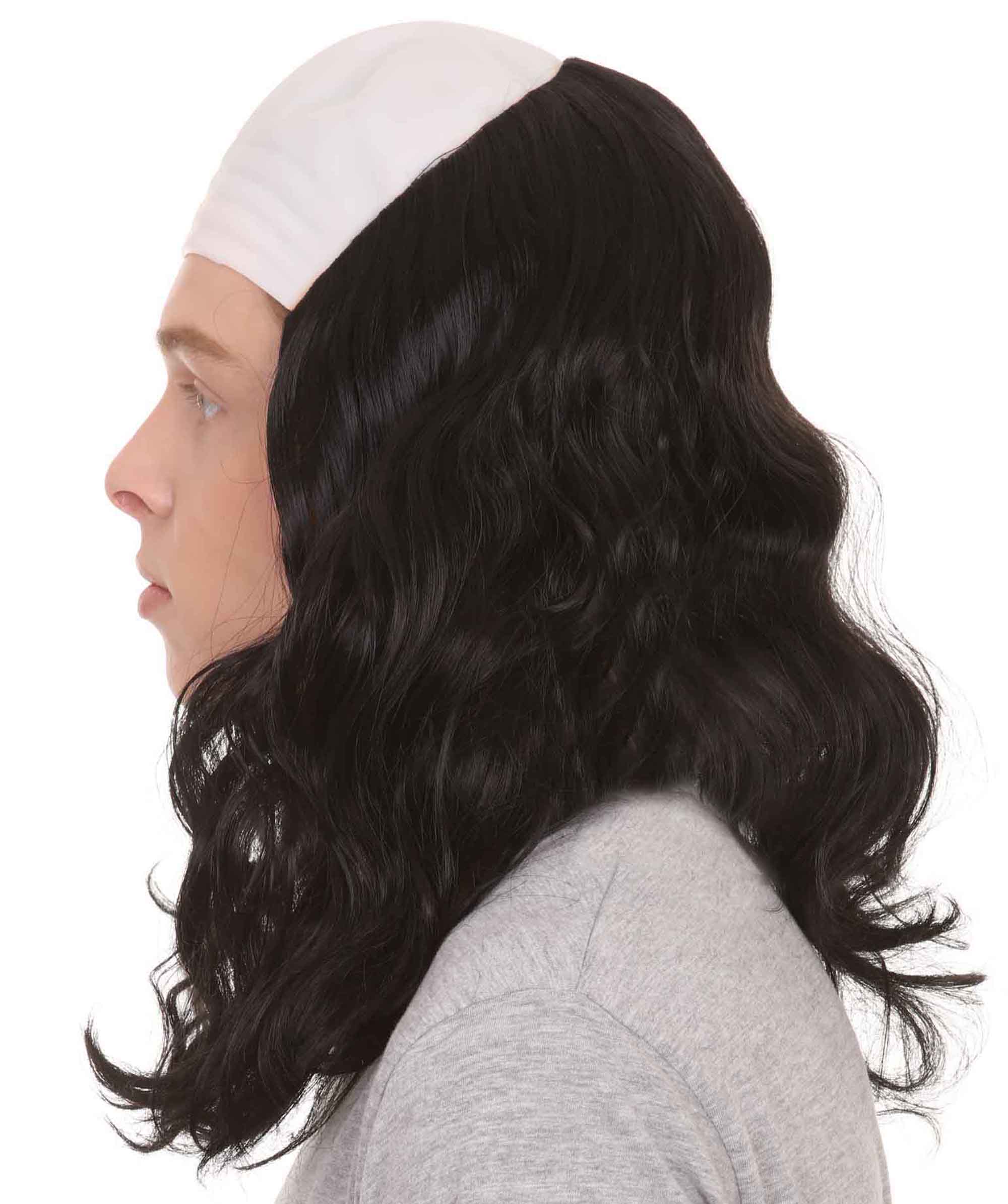 powdered Founding Father wig | - HalloweenPartyOnline