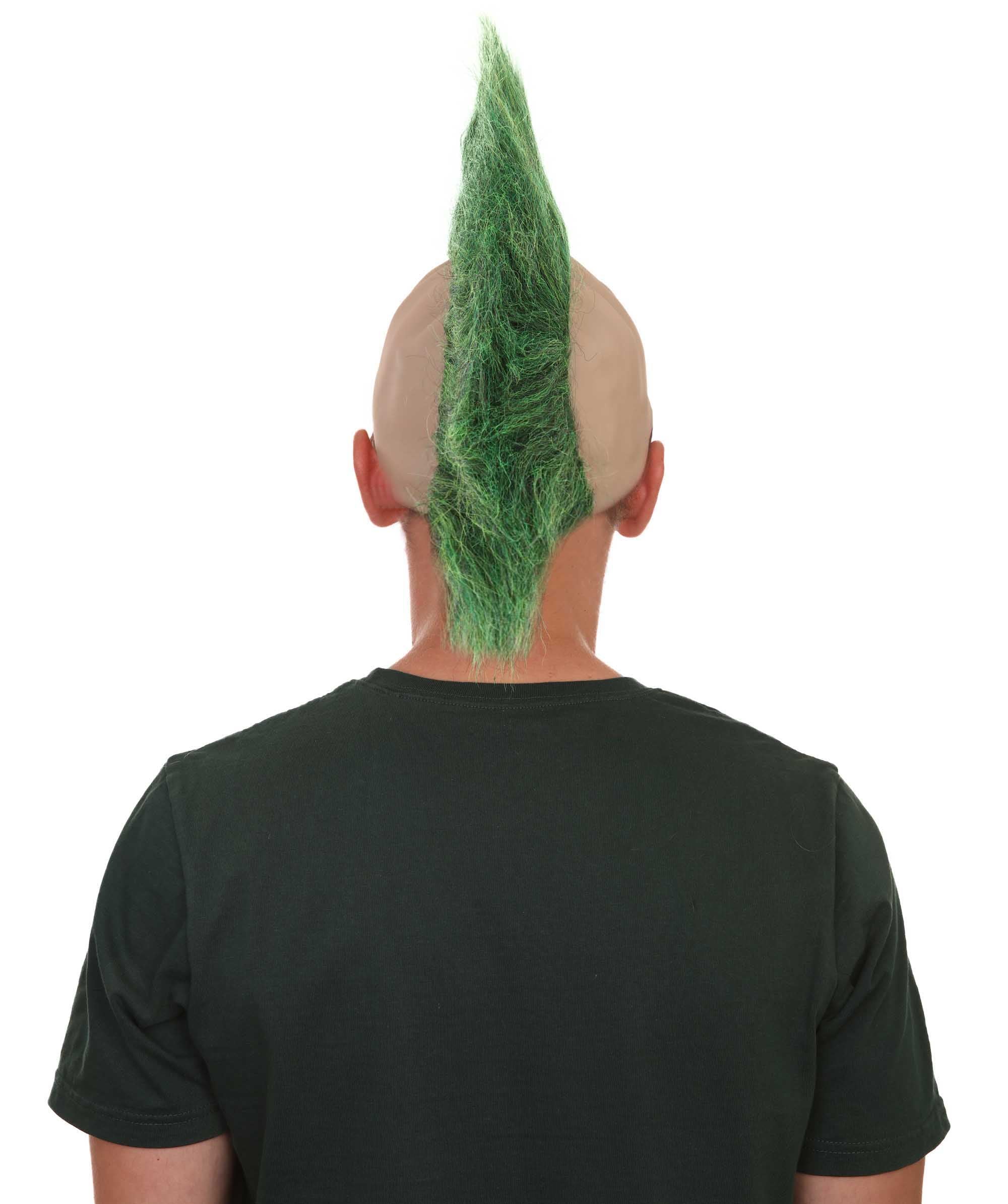 Green Mohawk Men’s Wig - HalloweenPartyOnline