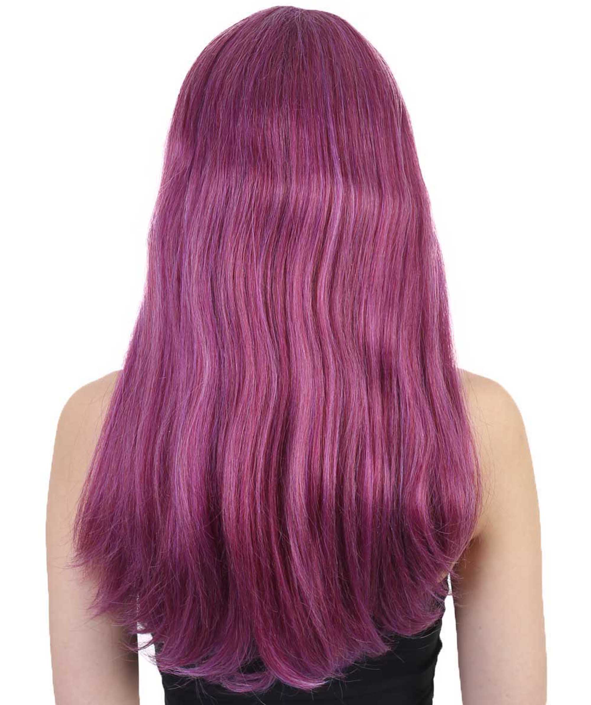 Descendants Mal Wig | Purple Wig | Cosplay Halloween Wigs - Adult ...