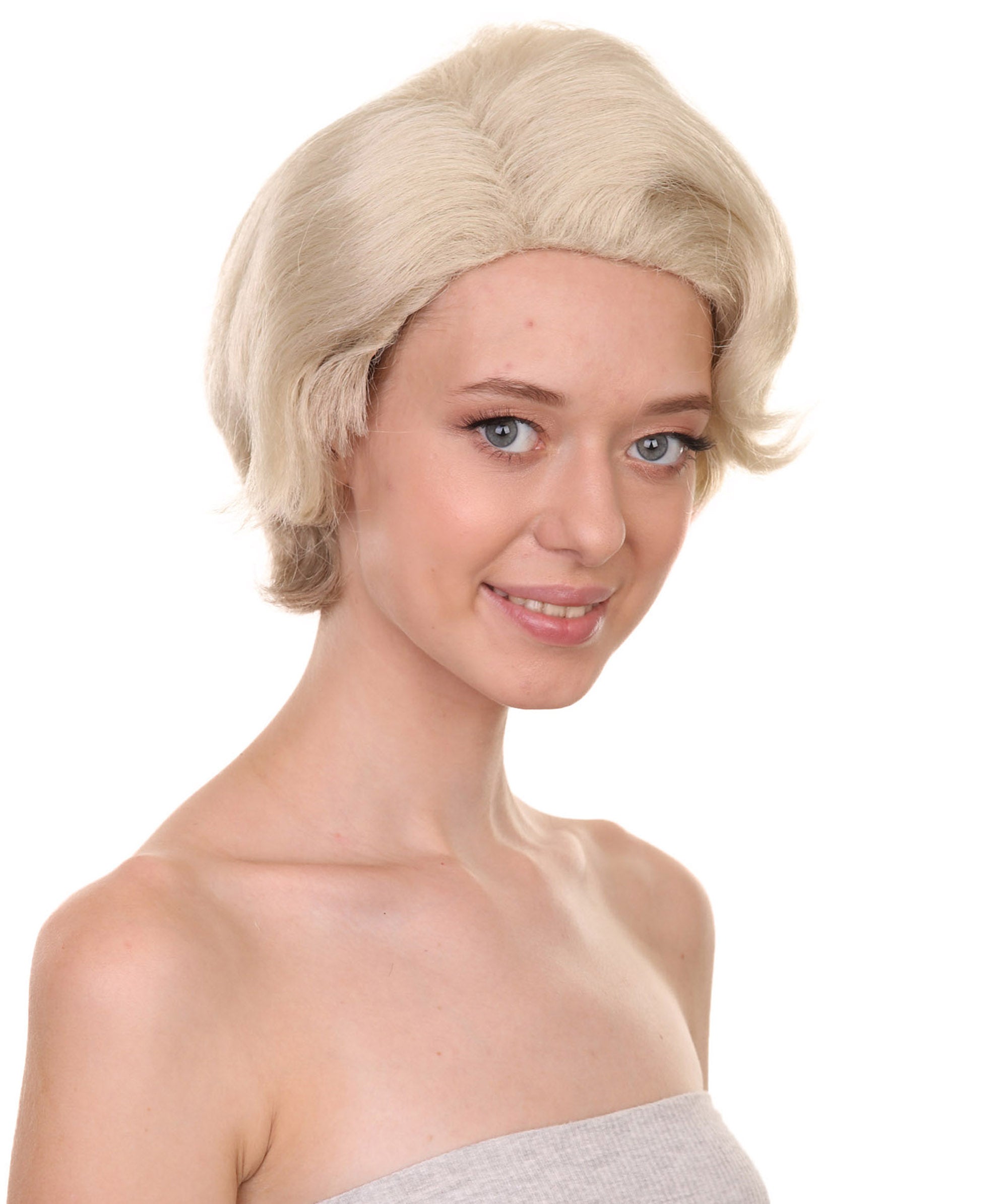 Prada Devil Miranda | Grey White Swoop Movie Wig | Premium Halloween W ...