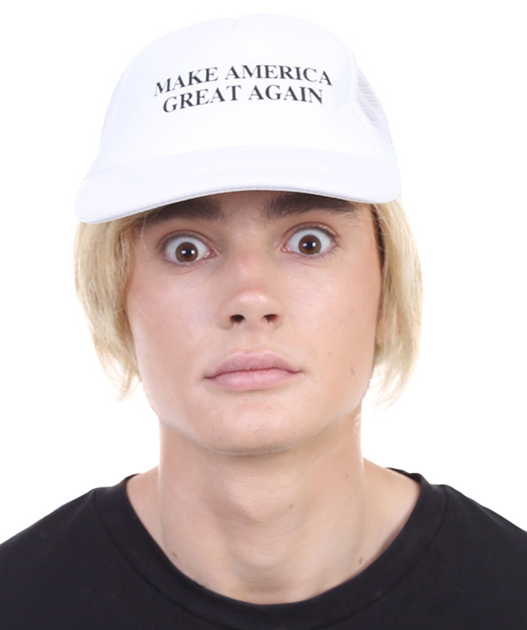 Donald Trump Wig with Cap | Assorted Colors Wigs | Best wigs ...