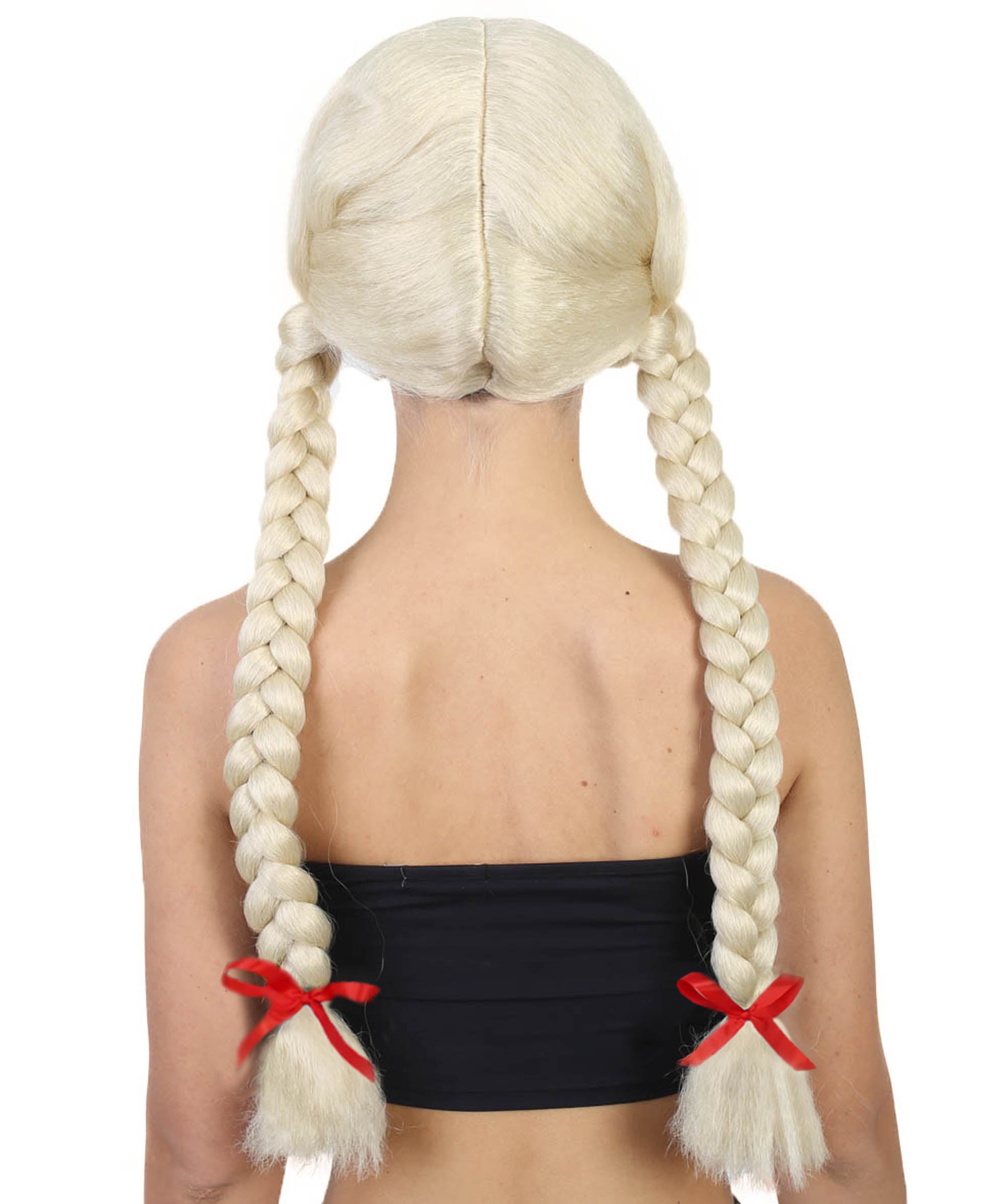 Dutch Girl Long Blond Braided Yellow Cosplay Wig | HPO ...