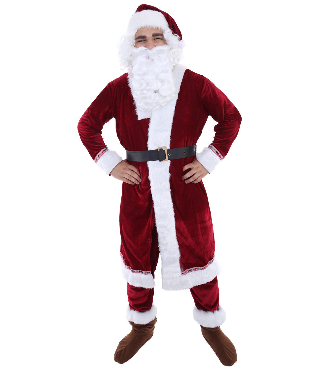 Deluxe Santa Suit Costume | - HalloweenPartyOnline
