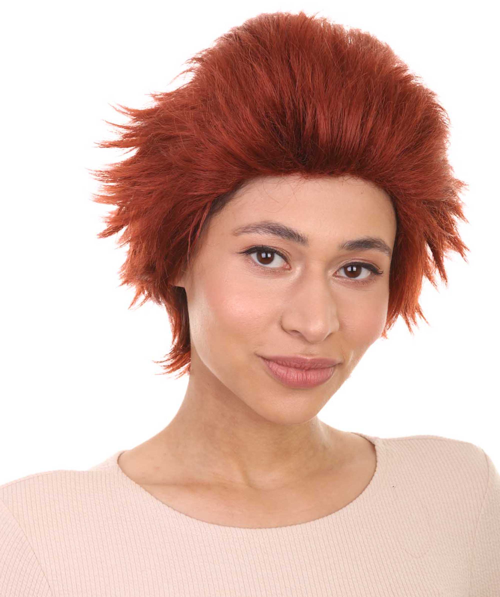 Prisoner Short Red Wig - HalloweenPartyOnline