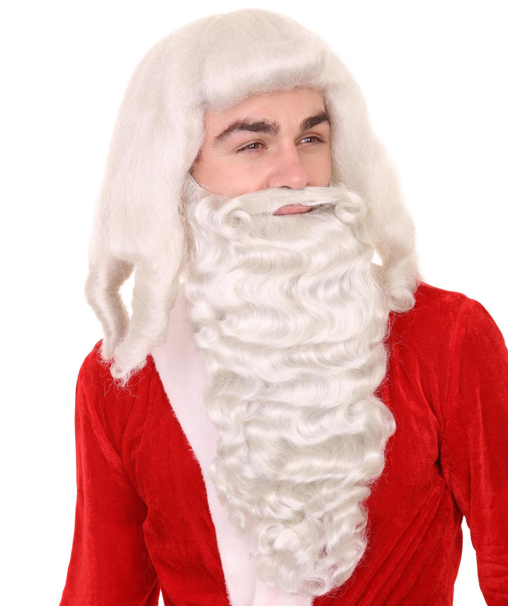 Father Xmas Wig & Beard | - HalloweenPartyOnline