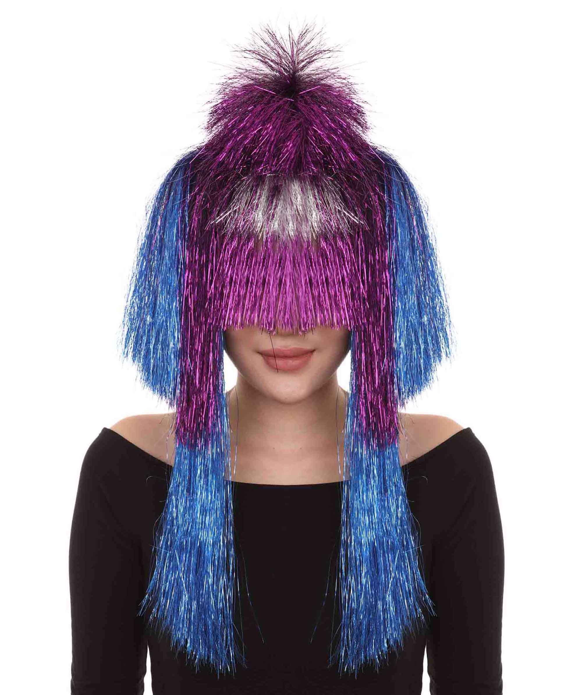 Australian Singer Tinsel Wig - HalloweenPartyOnline