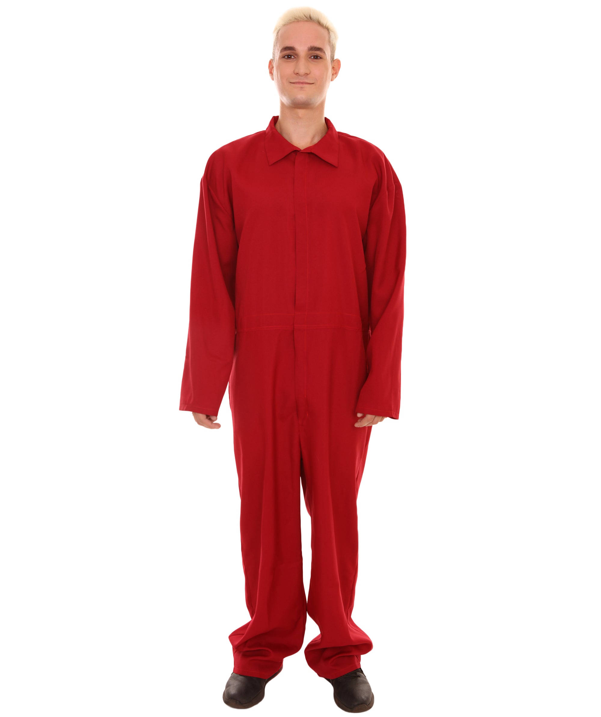 Adult Men's Masked Mad Costume | Red Cosplay Costume - HalloweenPartyOnline